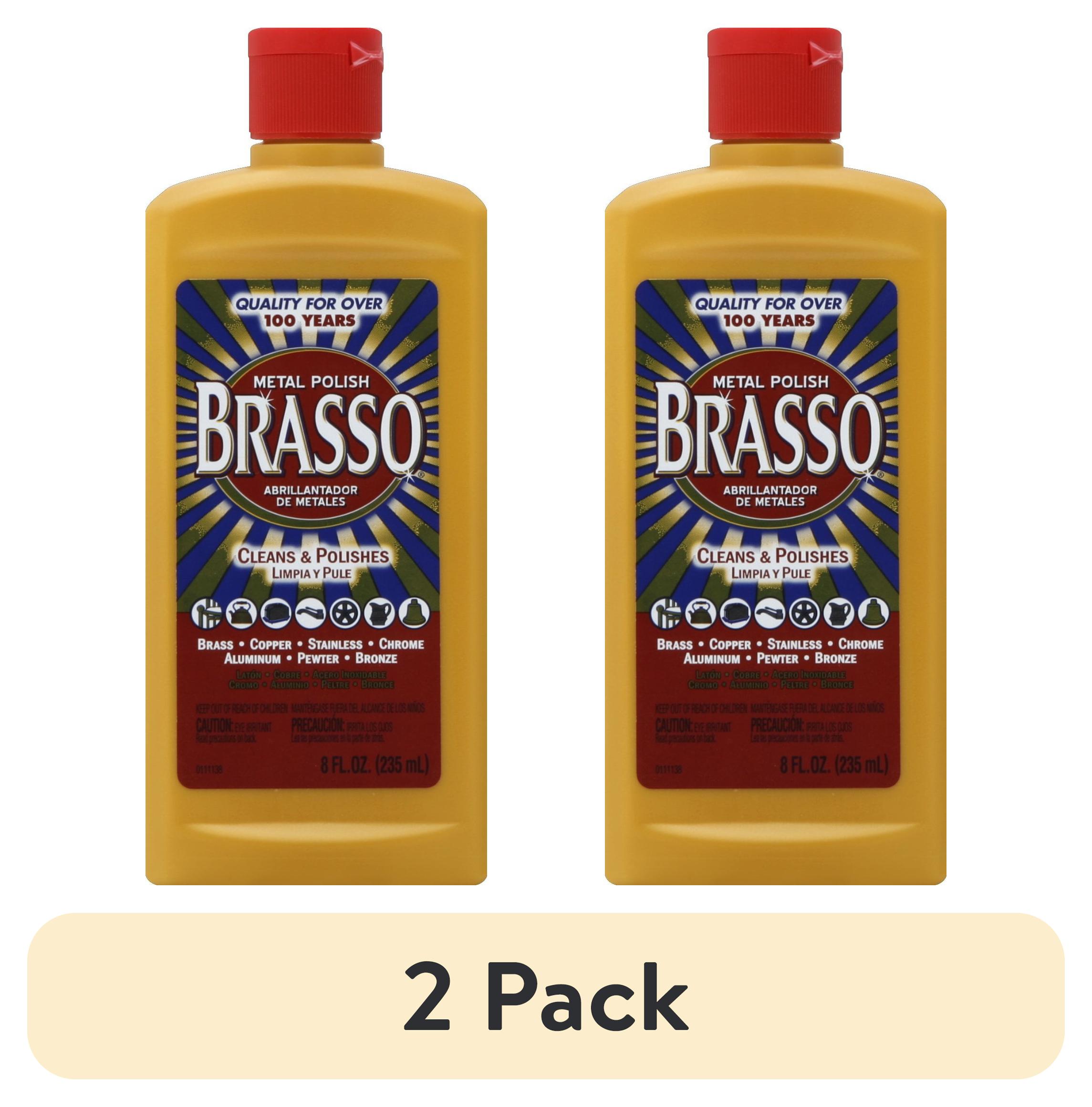 (2 pack) Brasso Multi-Purpose Metal Polish, for Brass, Copper ...