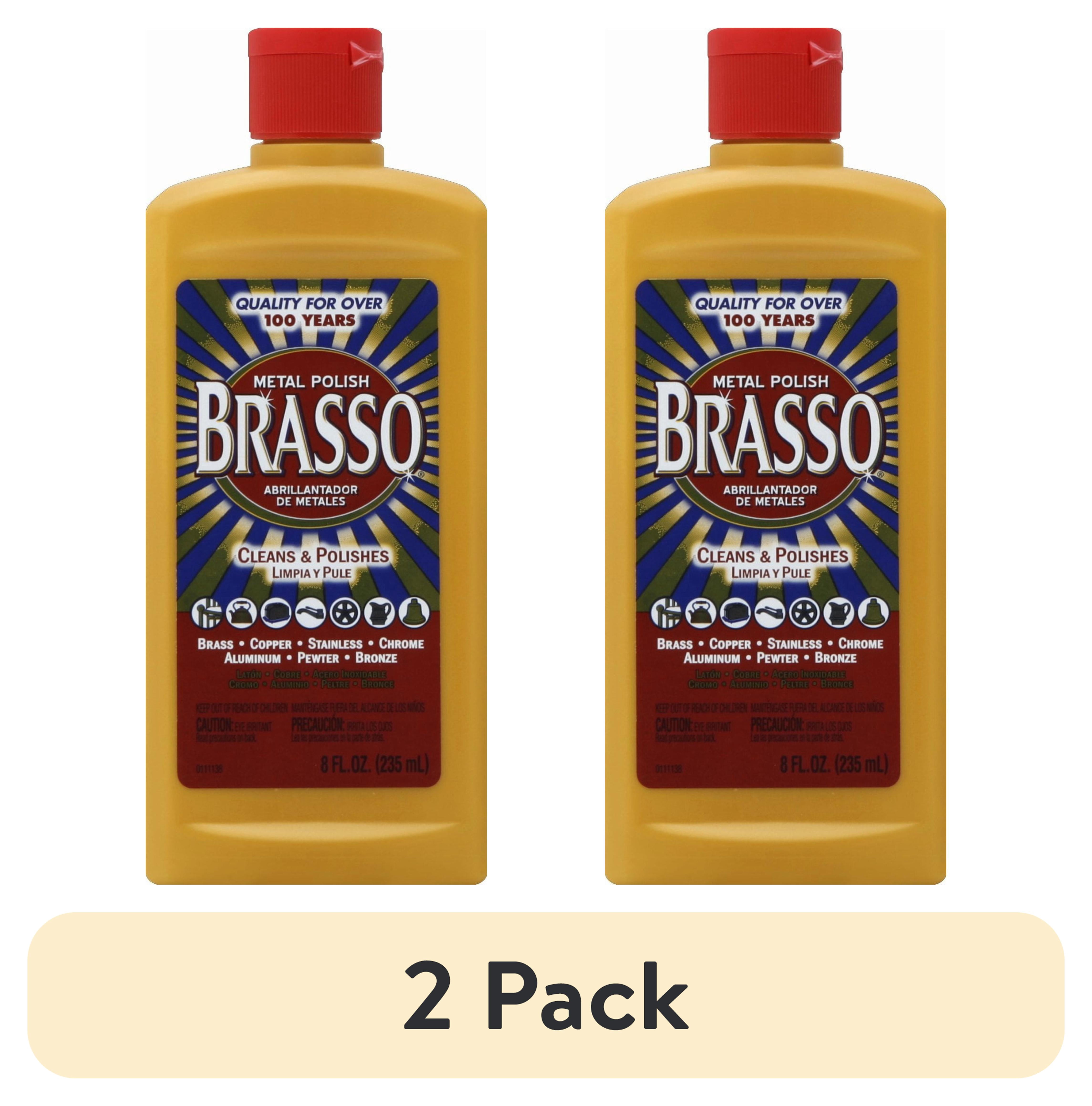 (2 pack) Brasso Multi-Purpose Metal Polish, for Brass, Copper ...