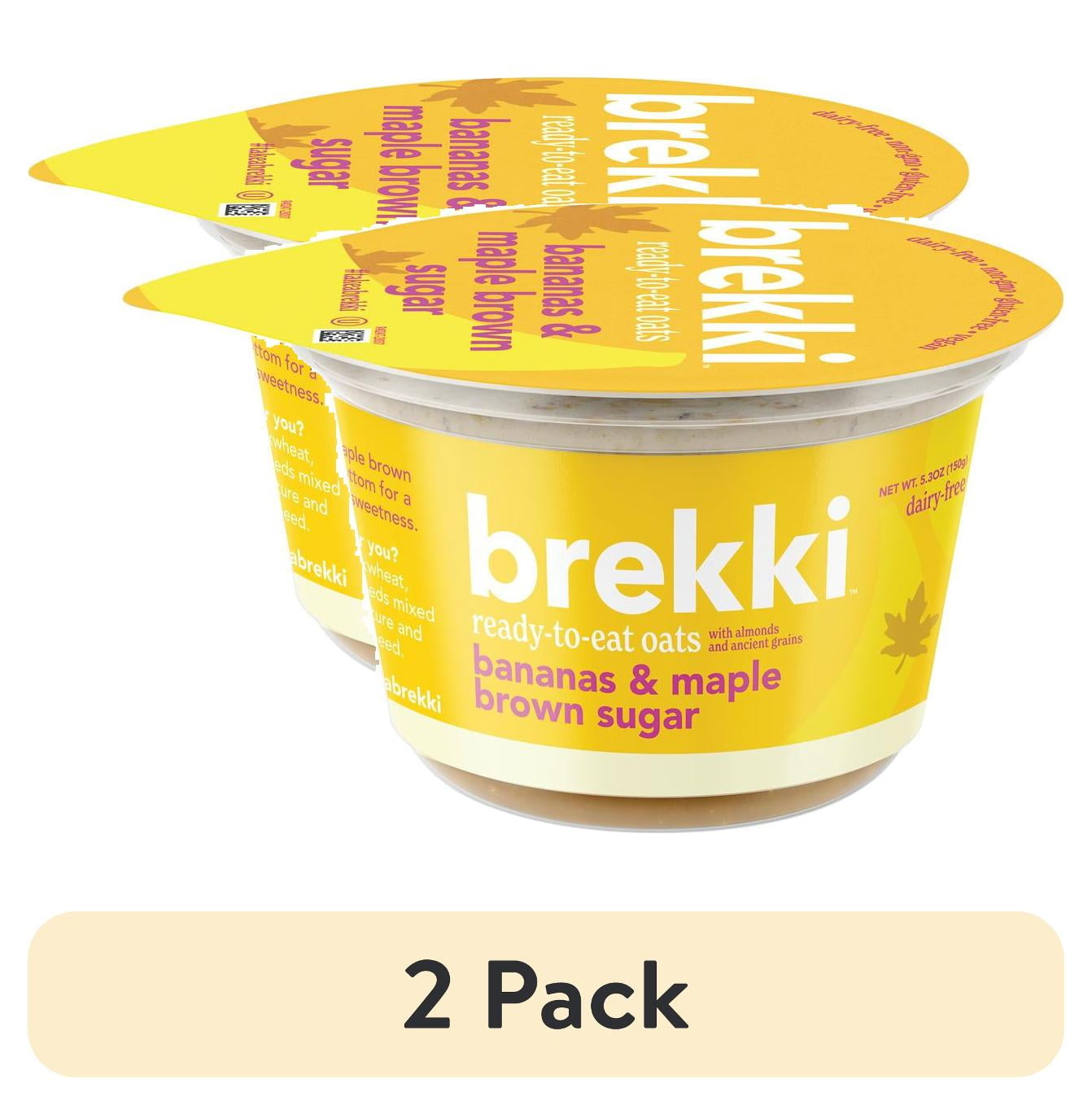 (2 pack) Brekki Gluten-Free Bananas & Maple Brown Sugar Ready-to-Eat ...