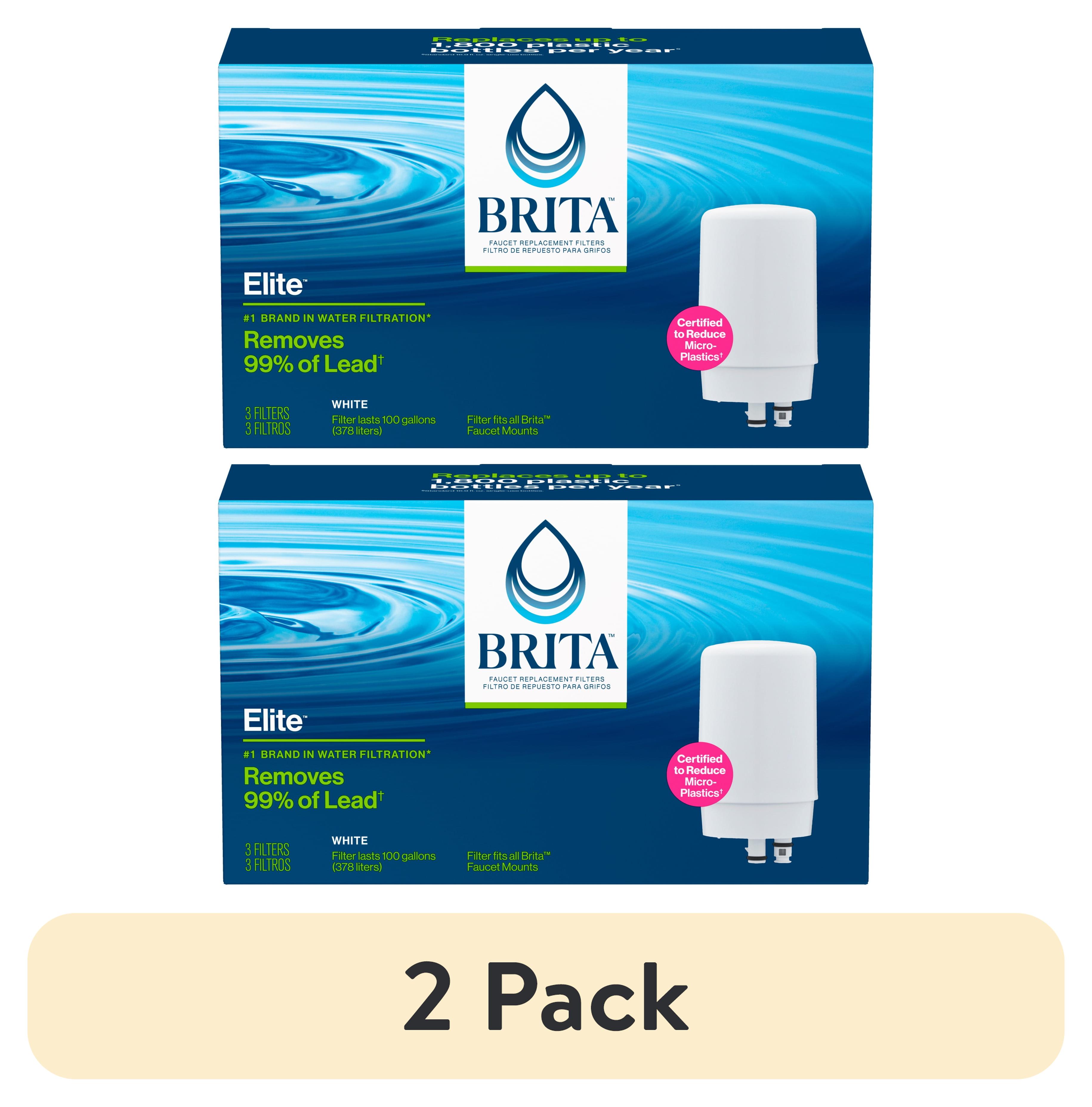 (2 pack) Brita Faucet Mount System Replacement Filter, Reduces Lead ...