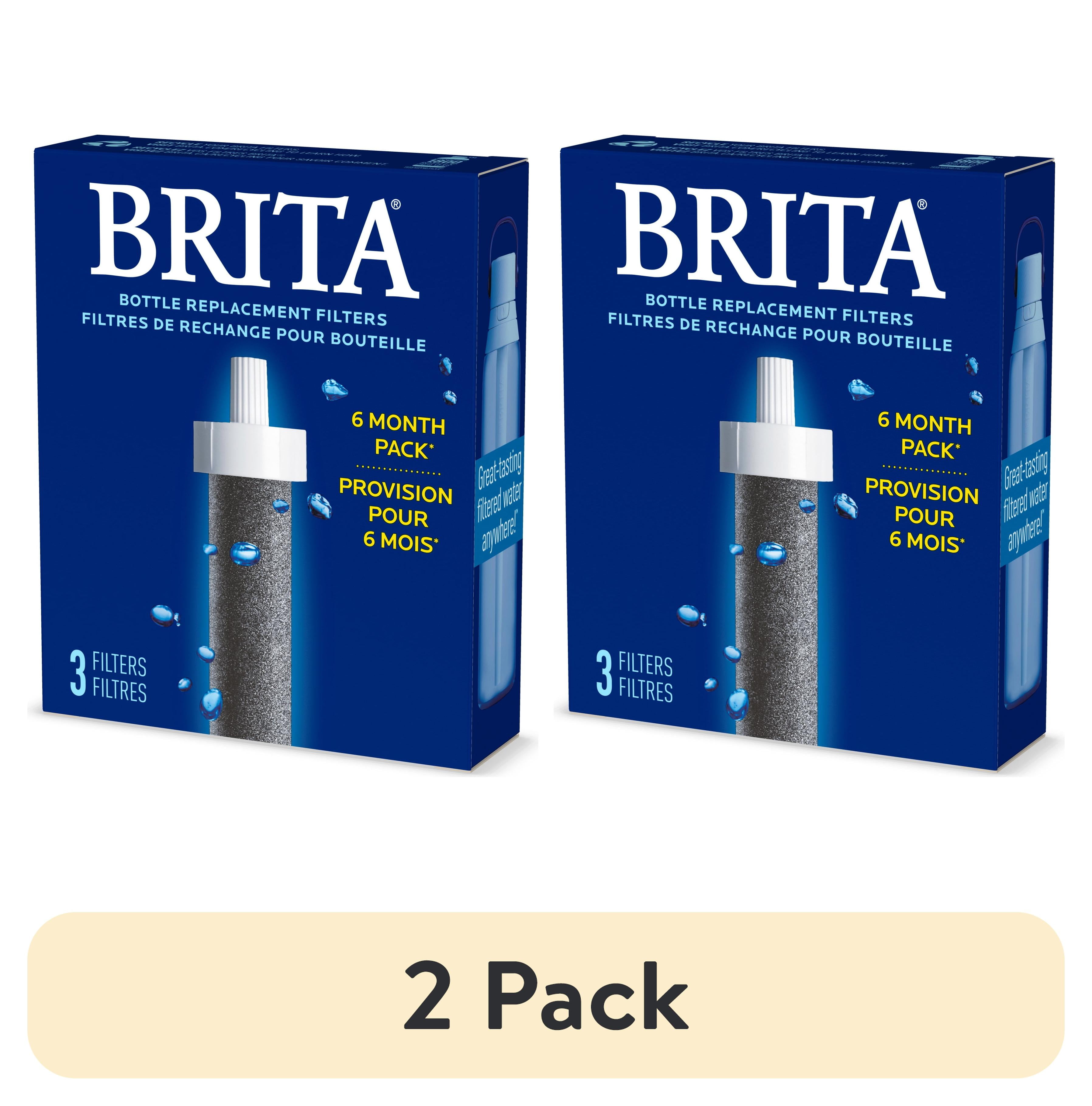 (2 pack) Brita Water Bottle Replacement Filters, 2 Month Filter Life ...