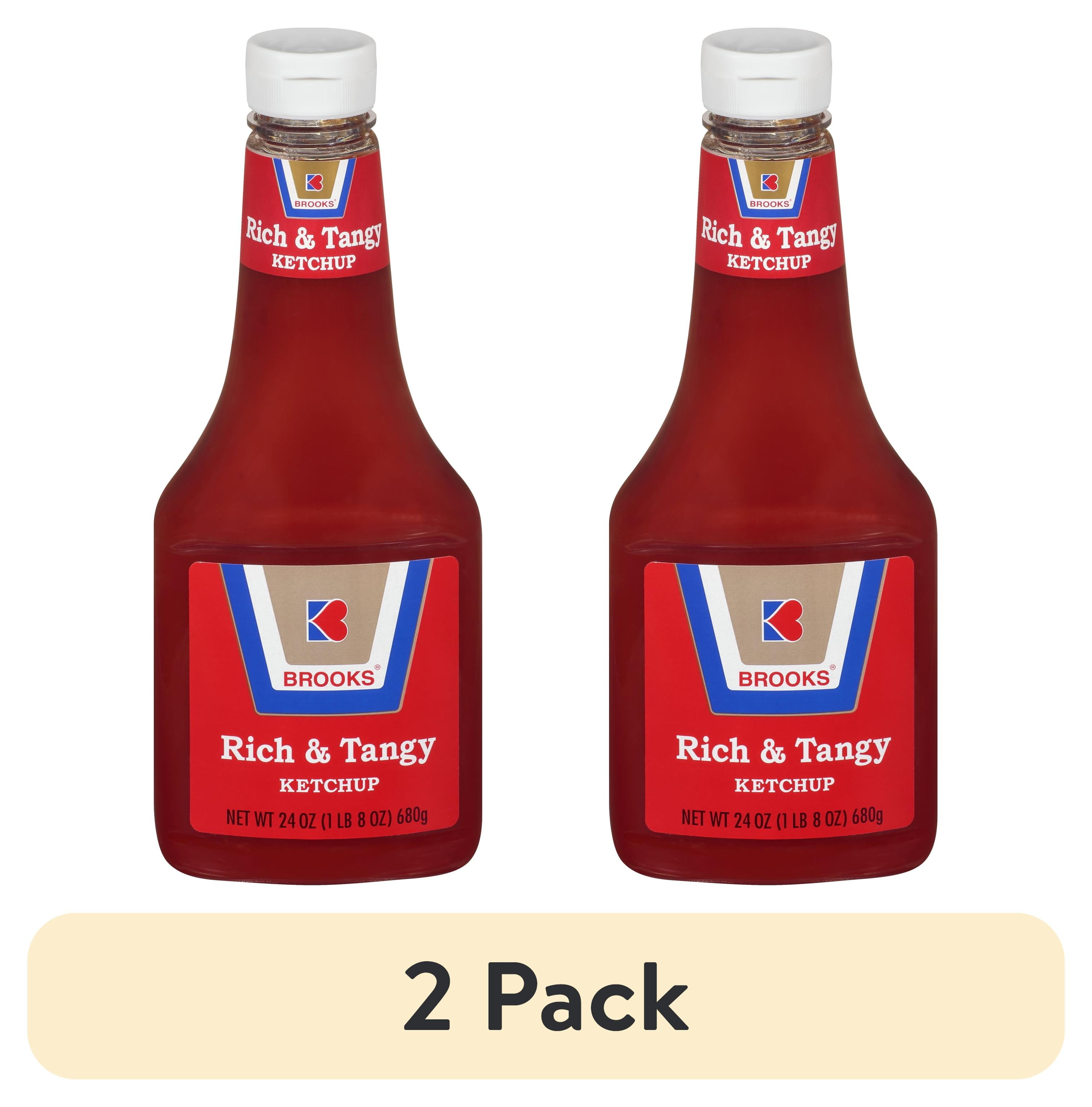 (2 pack) Brooks Rich and Tangy Tomato Ketchup, 24 oz. - Walmart.com