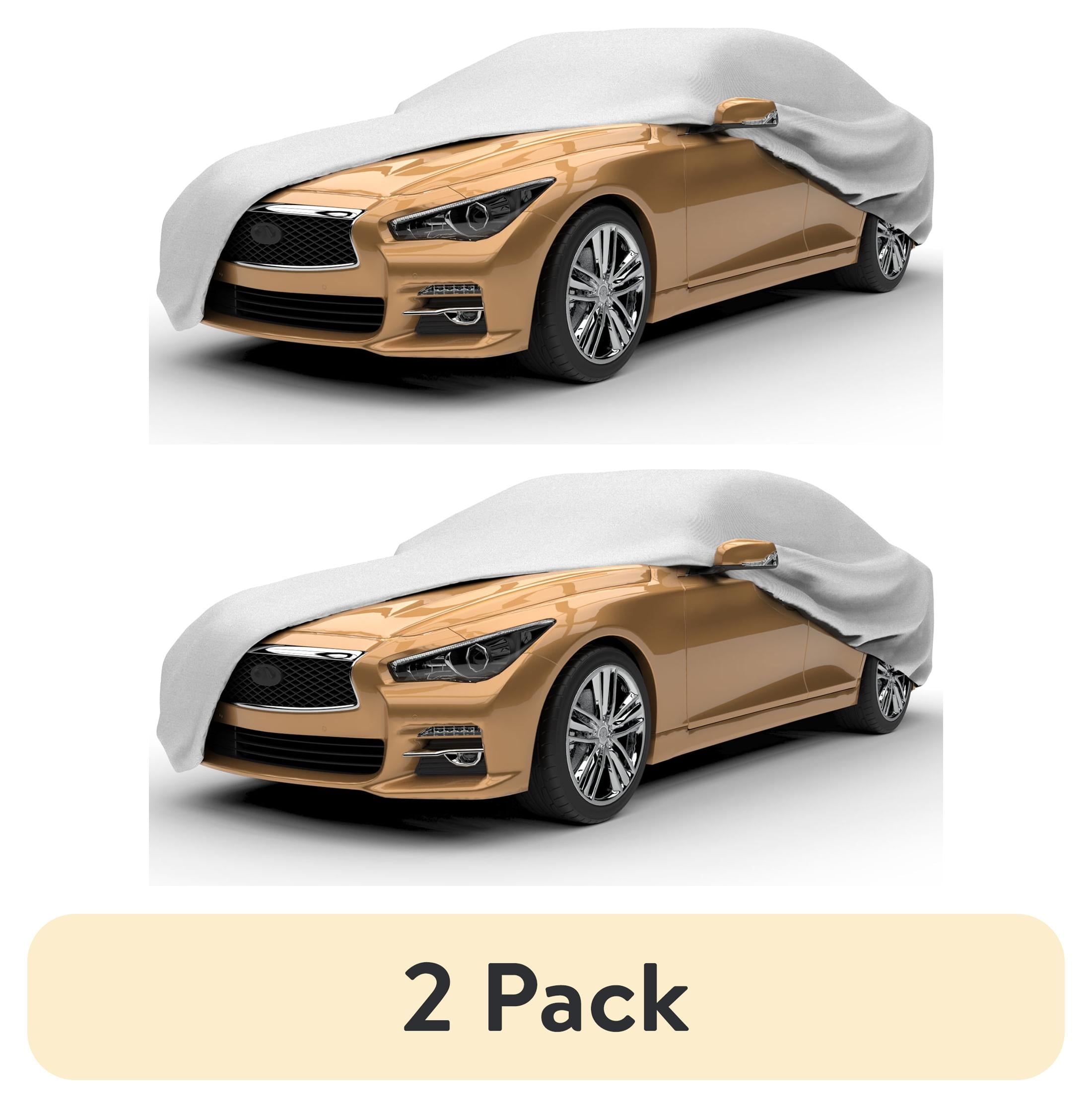 (2 pack) Budge Basic Car Cover, Lightweight, Breathable Indoor Car ...