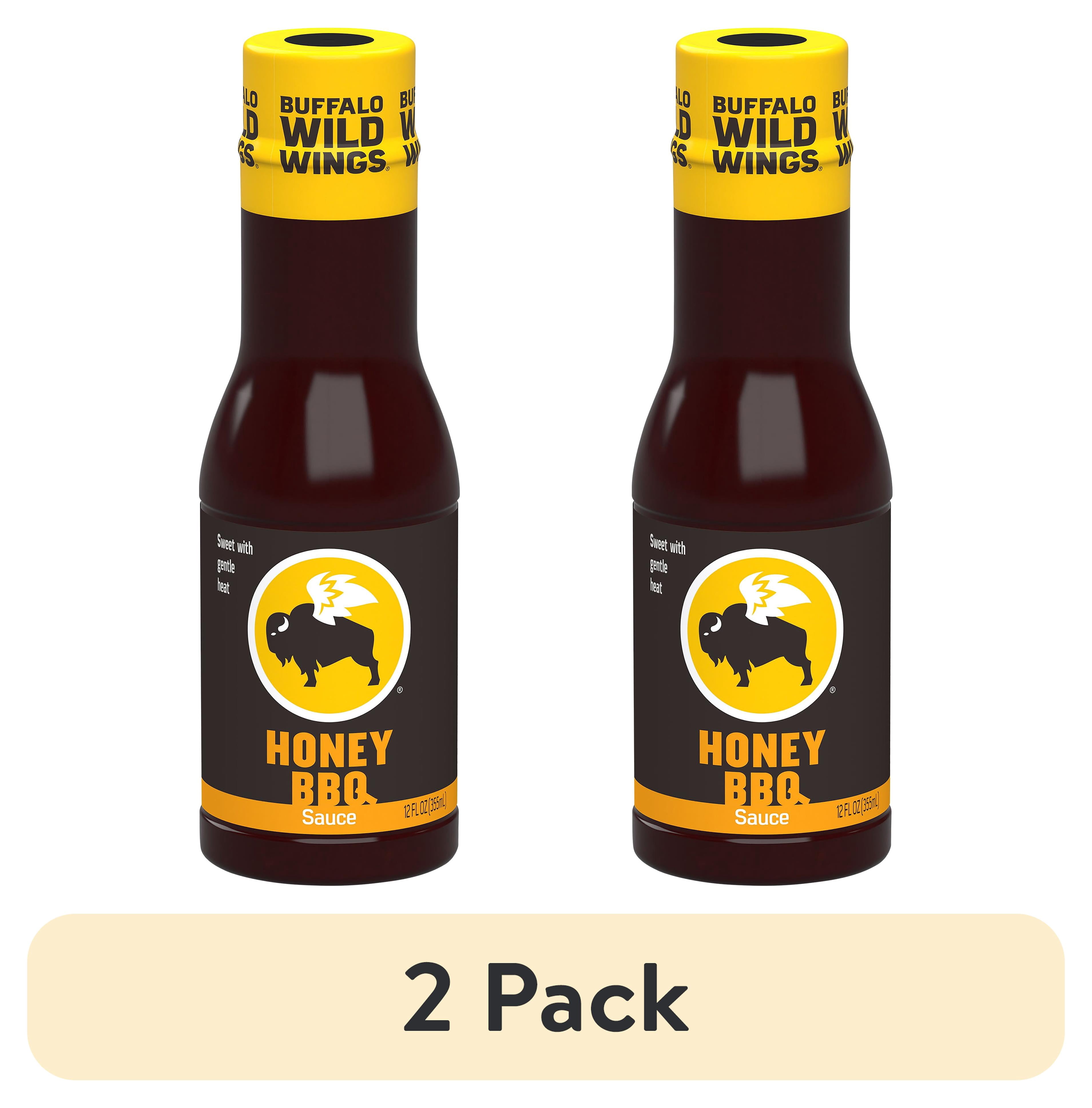 (2 pack) Buffalo Wild Wings Honey BBQ Sauce, 12 fl oz - Walmart.com