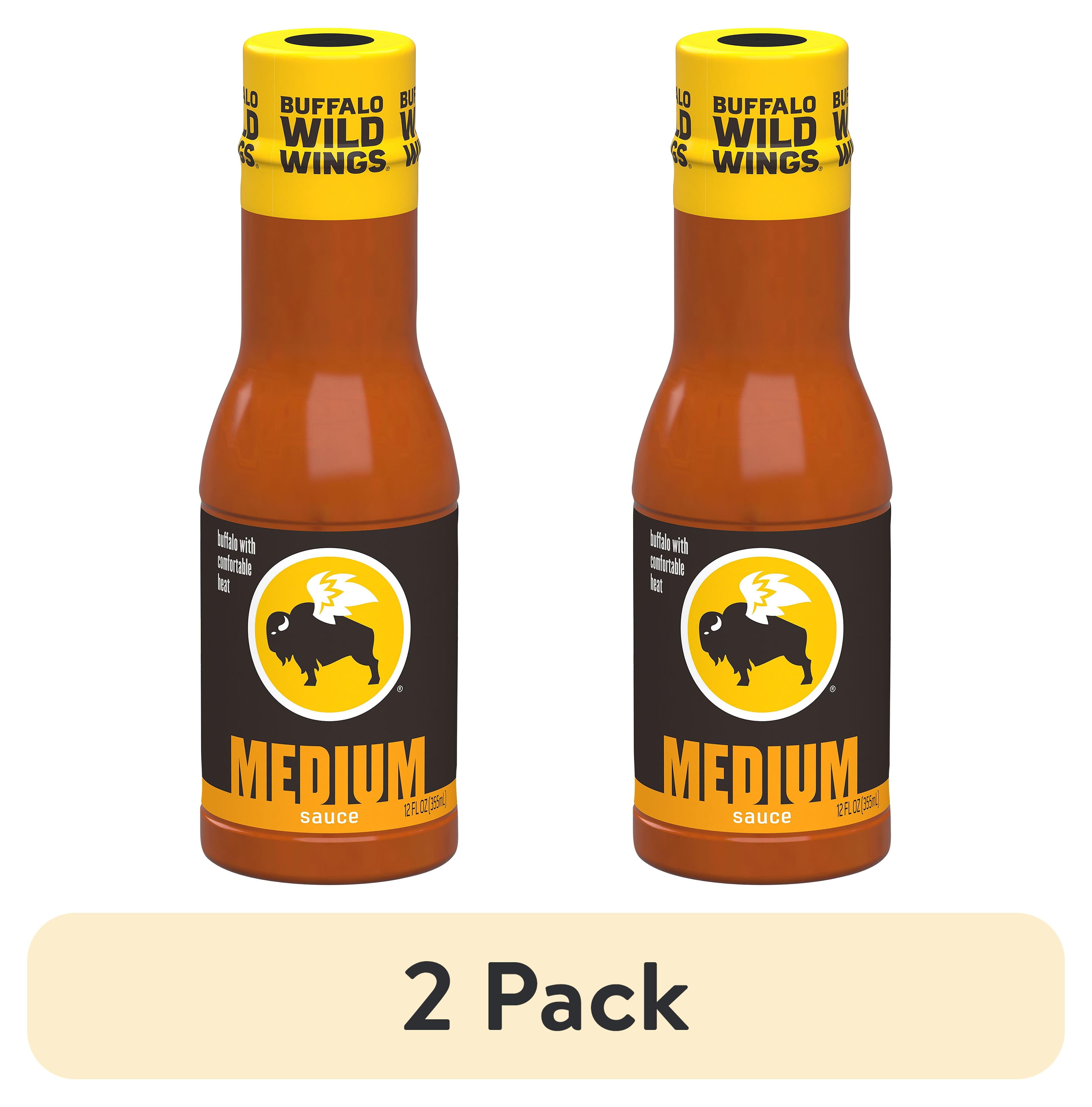 (2 pack) Buffalo Wild Wings Medium Buffalo Sauce, 12 fl. oz. - Walmart.com