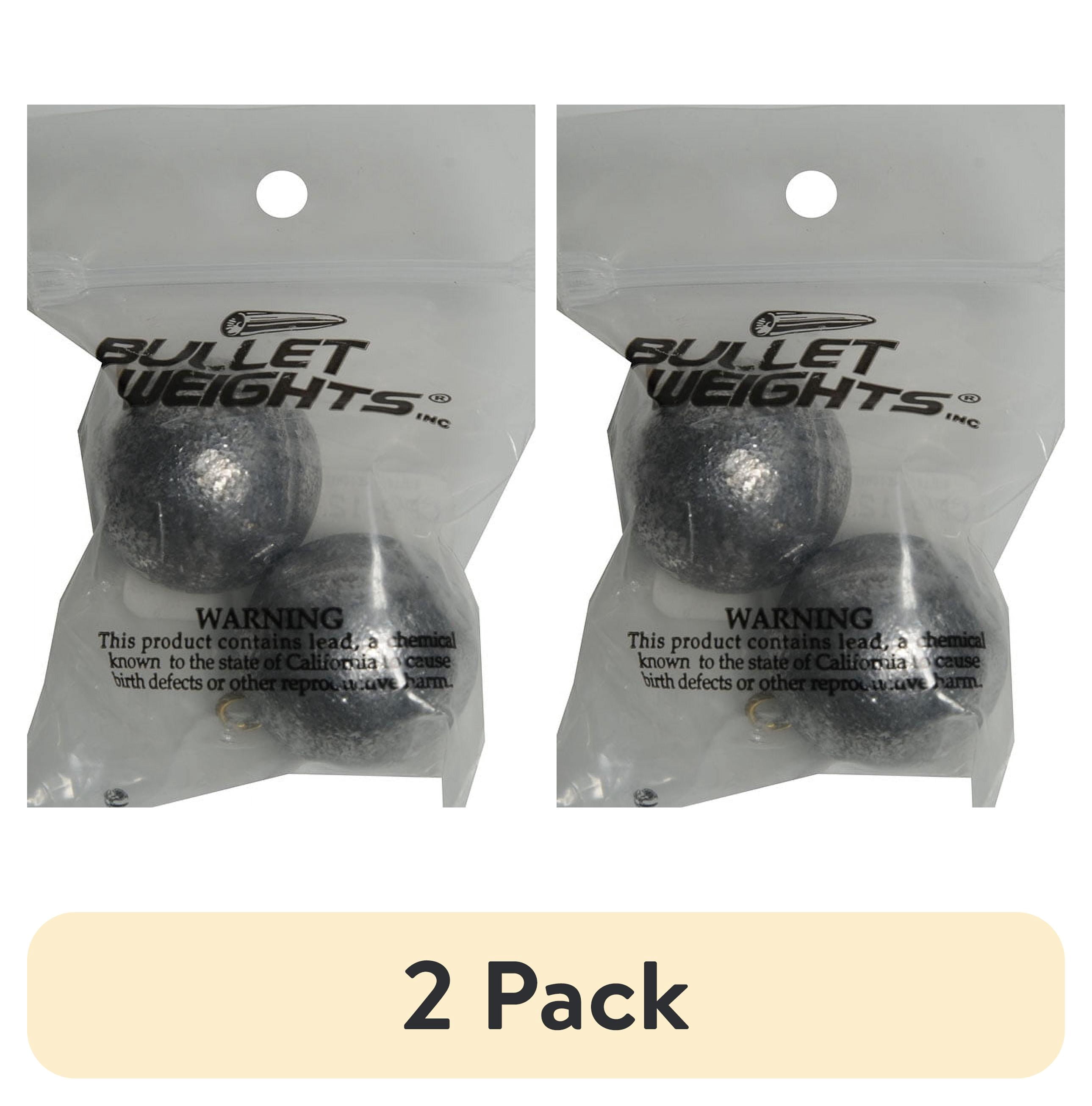 (2 pack) Bullet Weights® CB8-12 Lead Cannon Ball Fishing Weight Size 8 ...