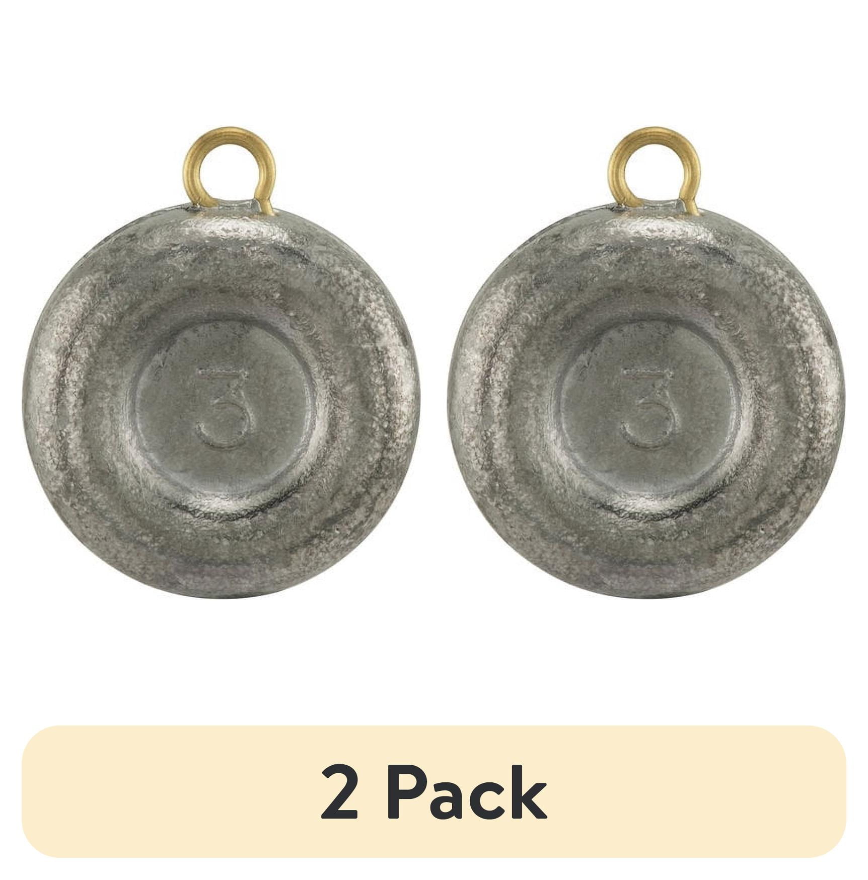 (2 pack) Bullet Weights® DSI3-24 Lead Disc Sinker Size 3 oz Fishing ...