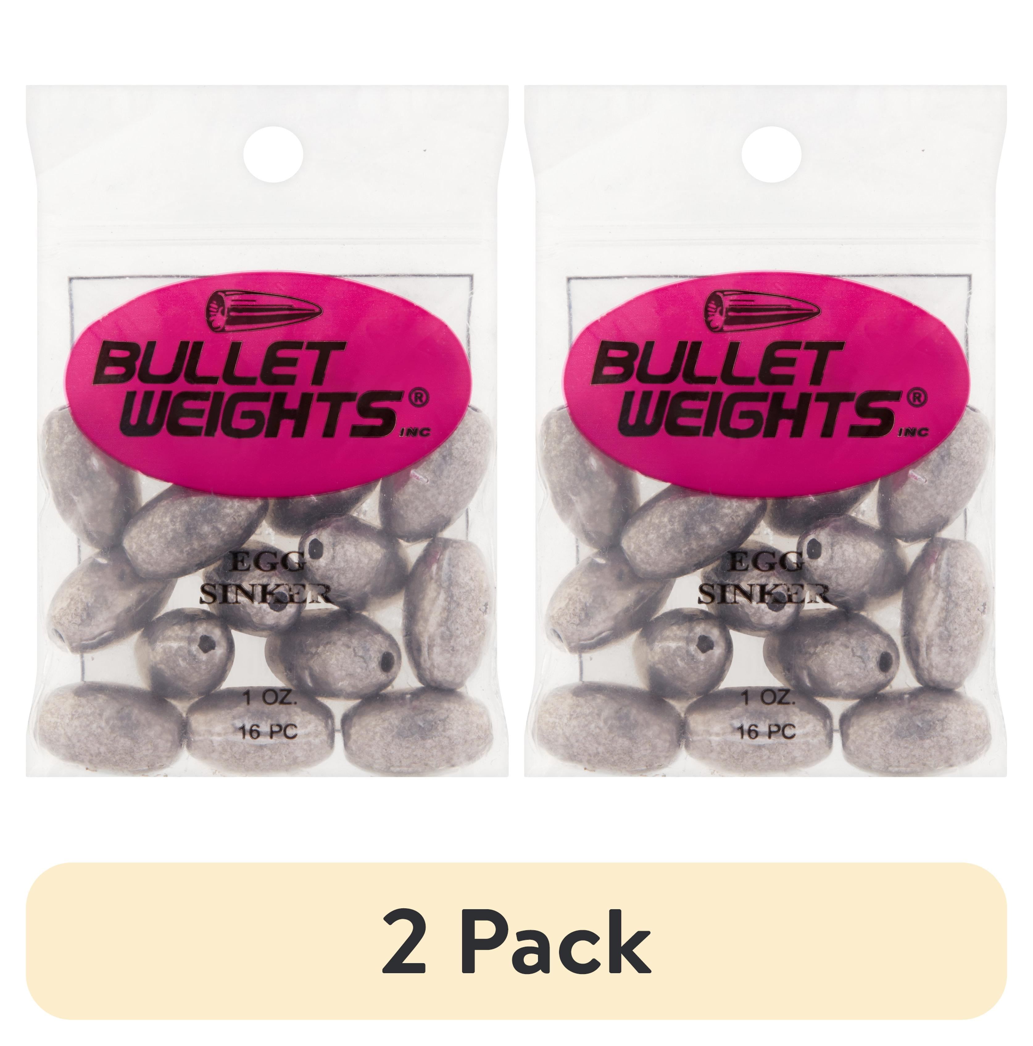 (2 pack) Bullet Weights® EGI5-24 Lead Egg Sinker Size 1 oz Fishing ...