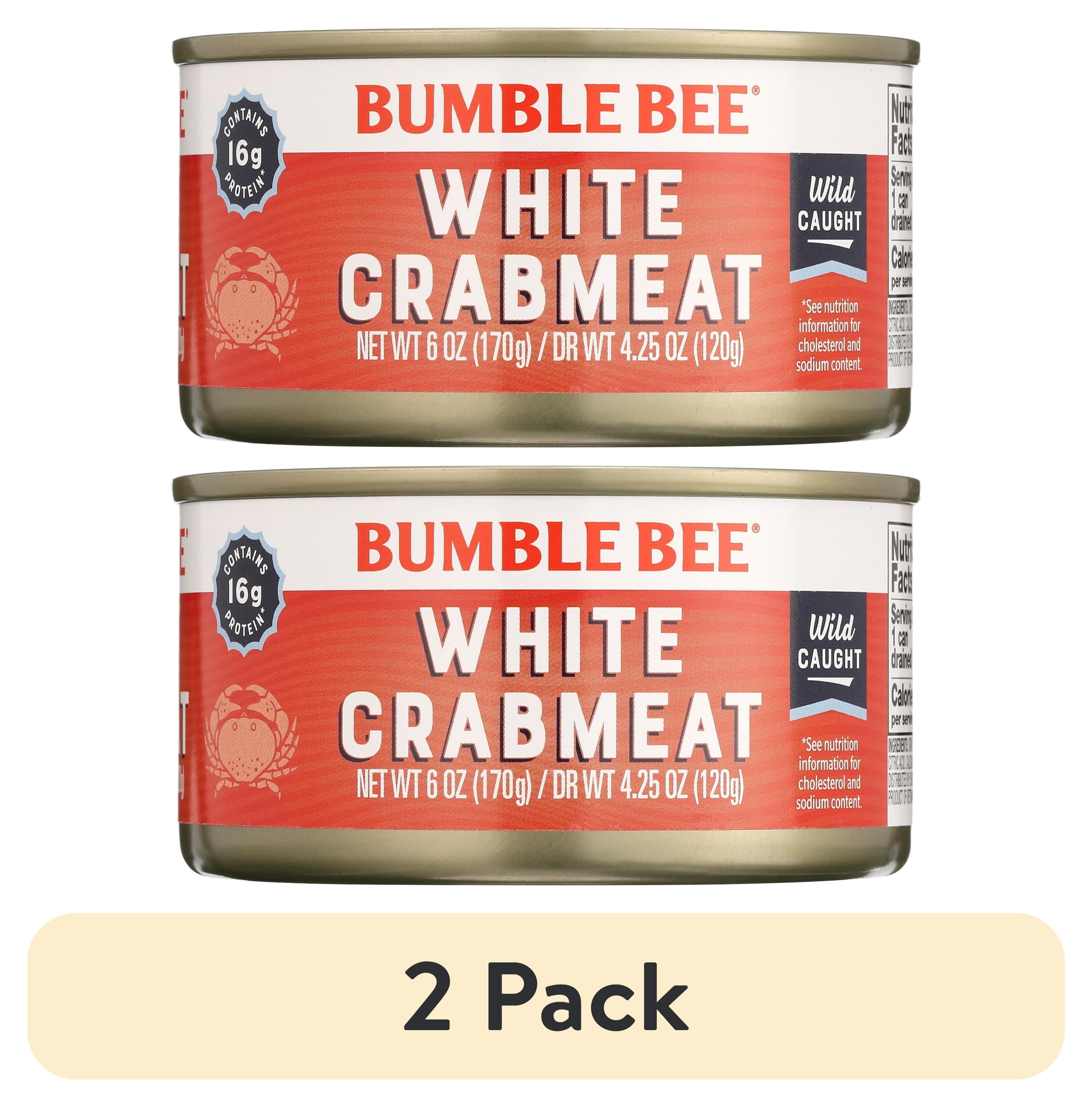 Bumble Bee Crabmeat 6oz | Seafood cans for vendors - Walmart Business ...
