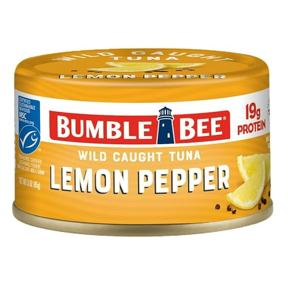 2 pack Bumble Bee Snackers - Lemon Pepper Tuna, 3 oz Easy Open Can ...