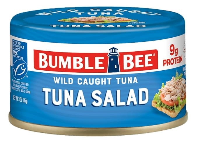 2 pack Bumble Bee Snackers - Tuna Salad, 3 oz Easy Open Can - 9g ...