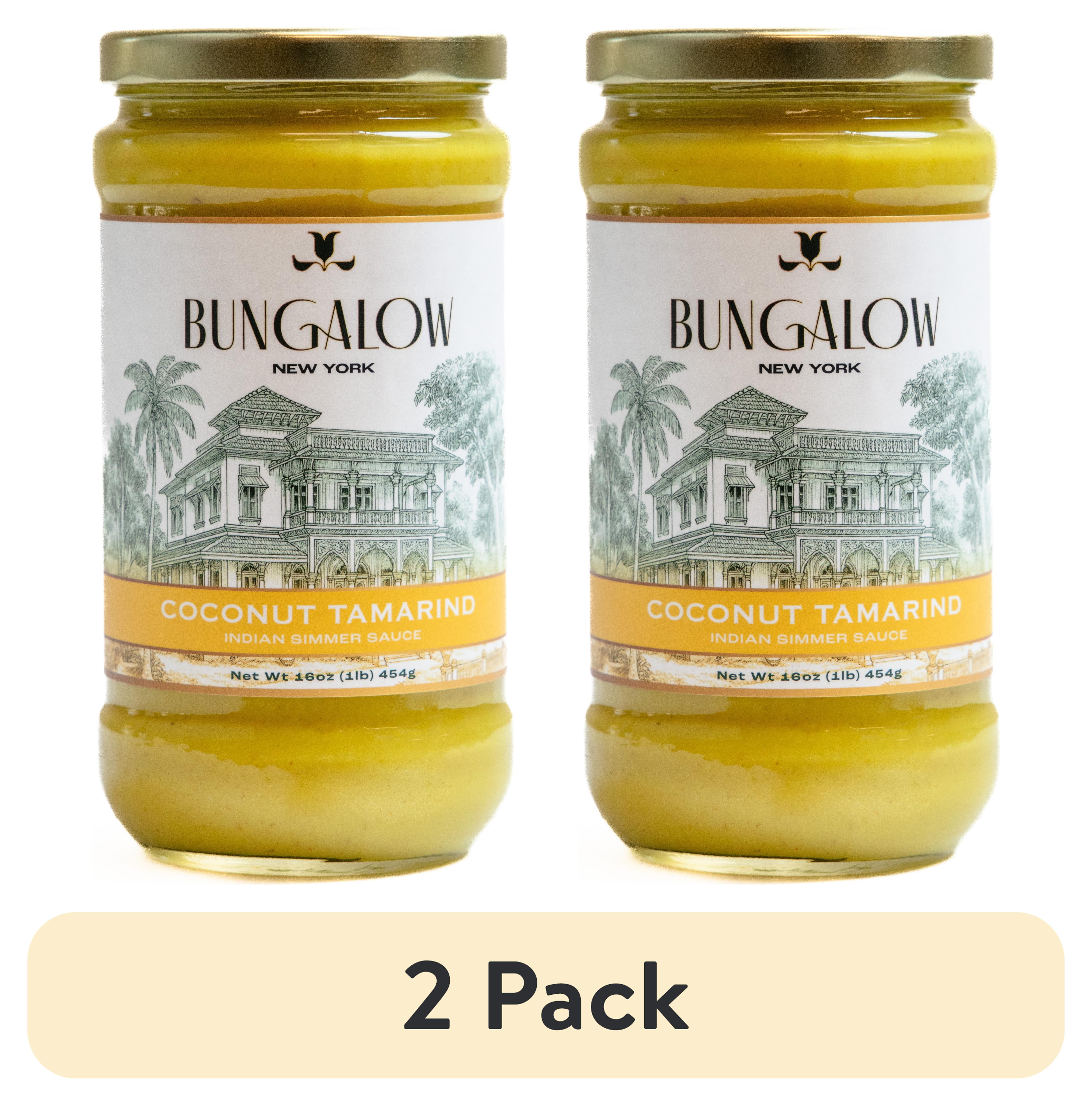 (2 pack) Bungalow Foods Coconut Tamarind Indian Simmering Sauce, 16 oz ...