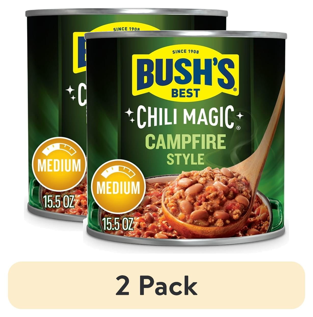 (2 pack) Bush CHIL MAGIC CAMPFIRE 15.5 oz, Pack of 1 - Walmart.com