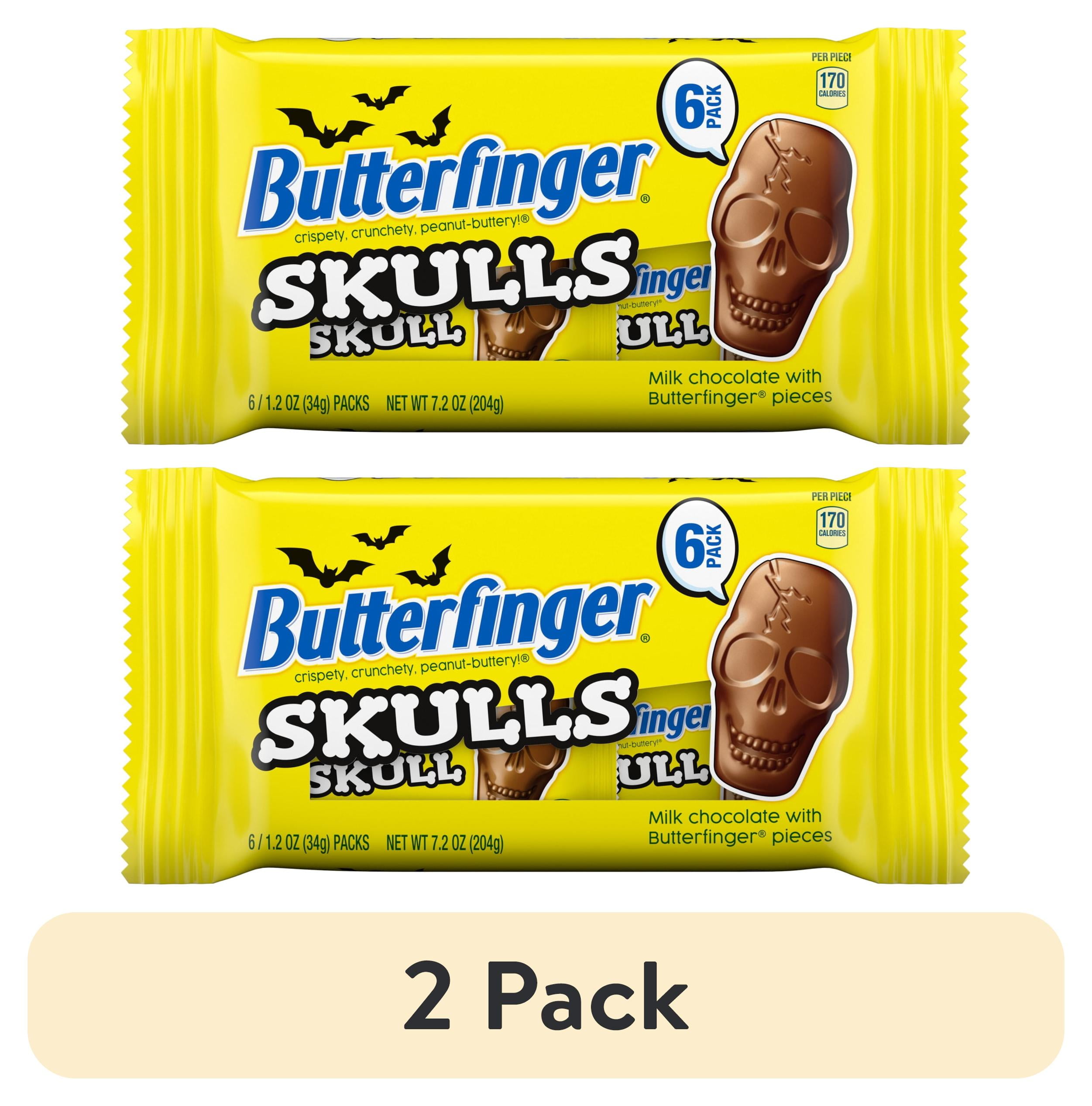 (2 pack) Butterfinger, 6 Count, Chocolatey, Peanut-Buttery ...