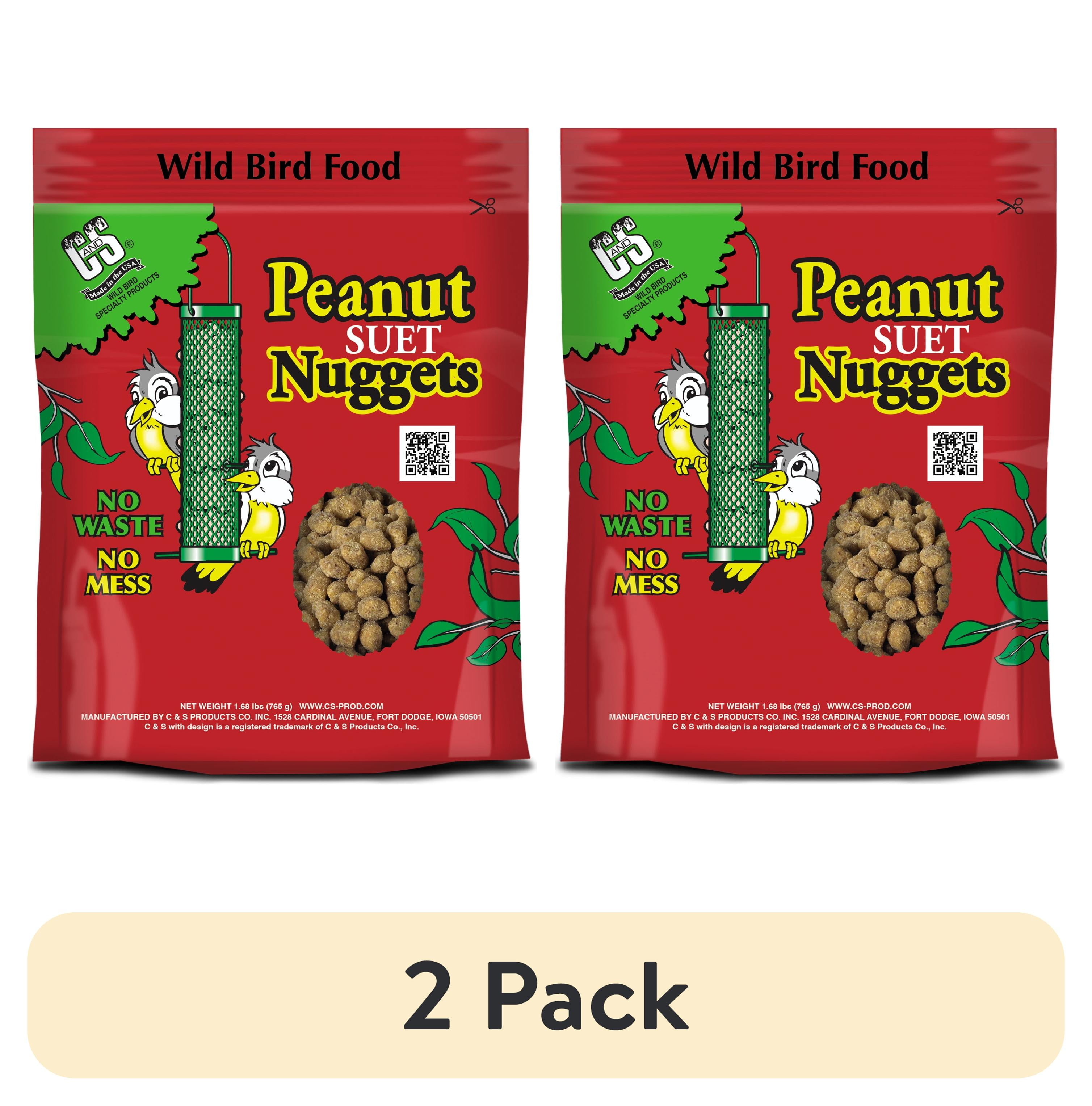 (2 pack) C&S Peanut Suet Nuggets 27 Ounces - Walmart.com