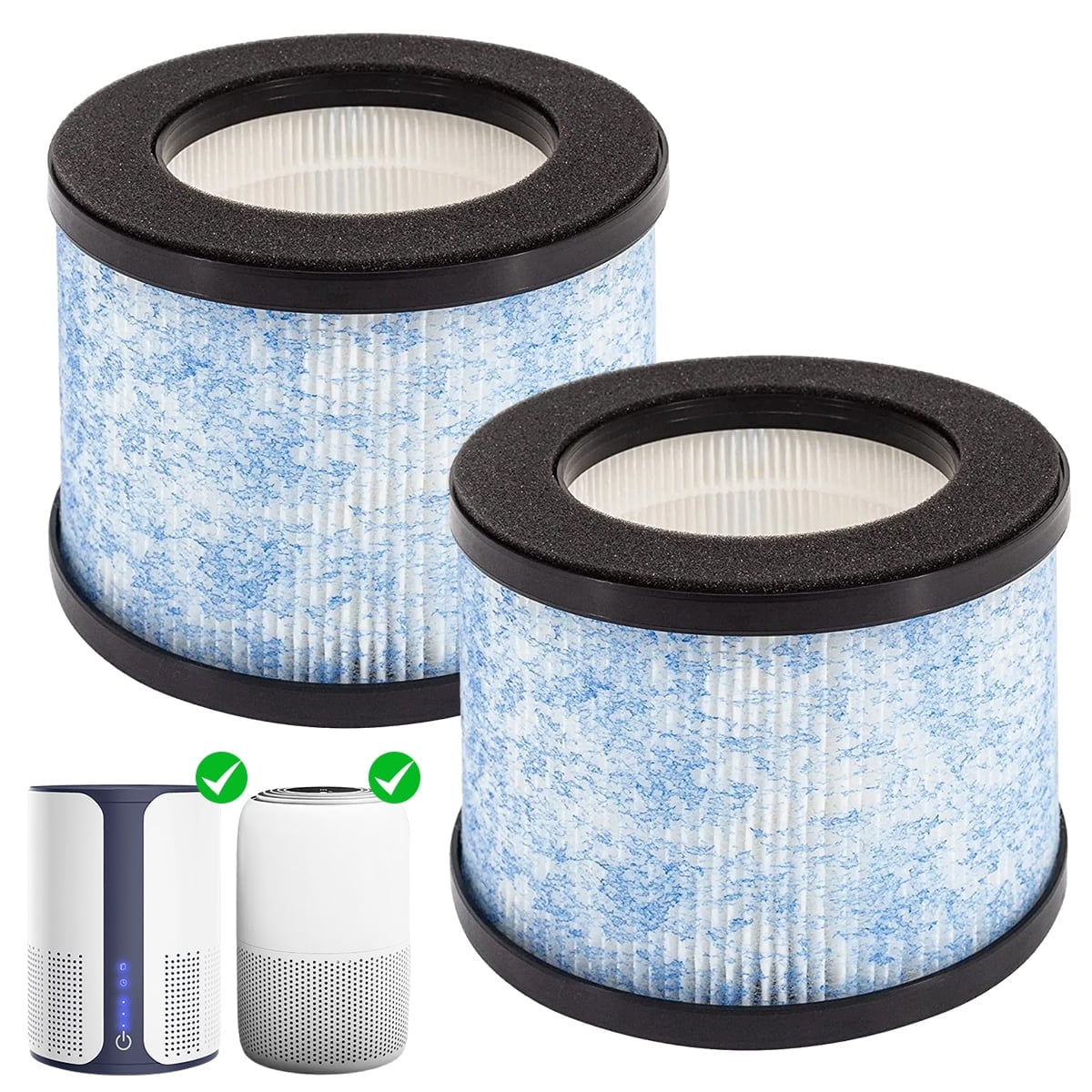 "Home Times C102 H13 True HEPA Filter, 99.97% Airborne Particle Removal ...