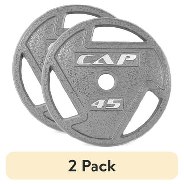CAP Barbell, 2.5lb 2 inch Olympic Grip Weight Plate, Grey - Walmart.com