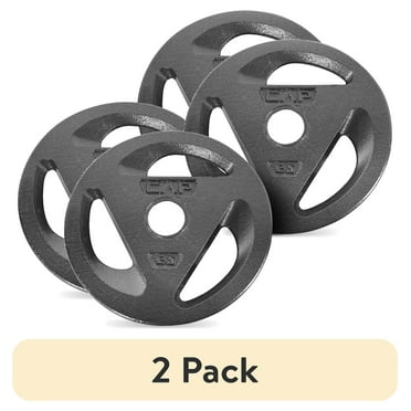 Free Shipping! Athletic Works 100LB Black Cast Iron Weight Plate Set ...