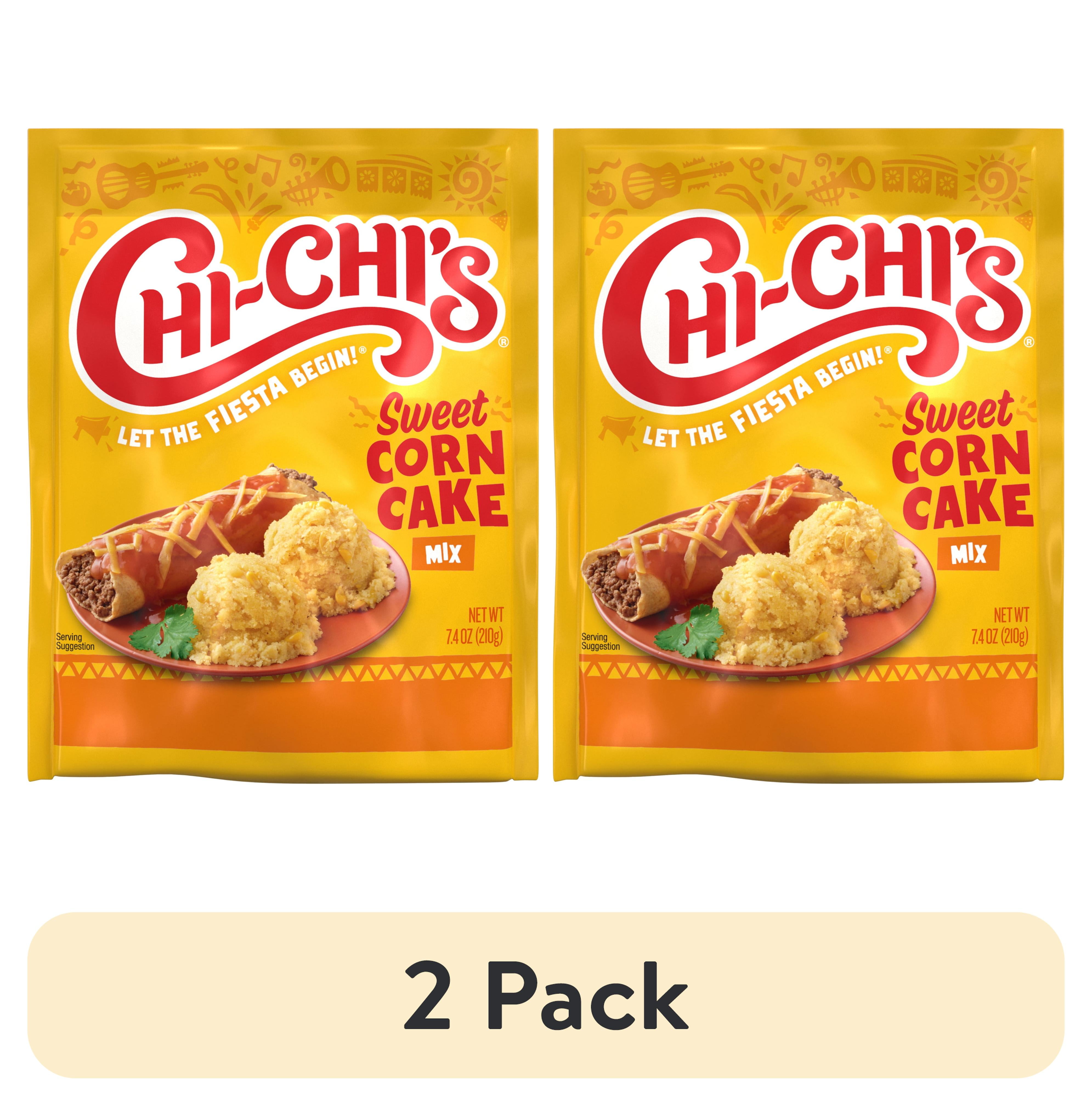 (2 pack) CHI-CHI'S Sweet Corn Cake Mix, Shelf-Stable, 7.4 oz Pouch, (12 ...
