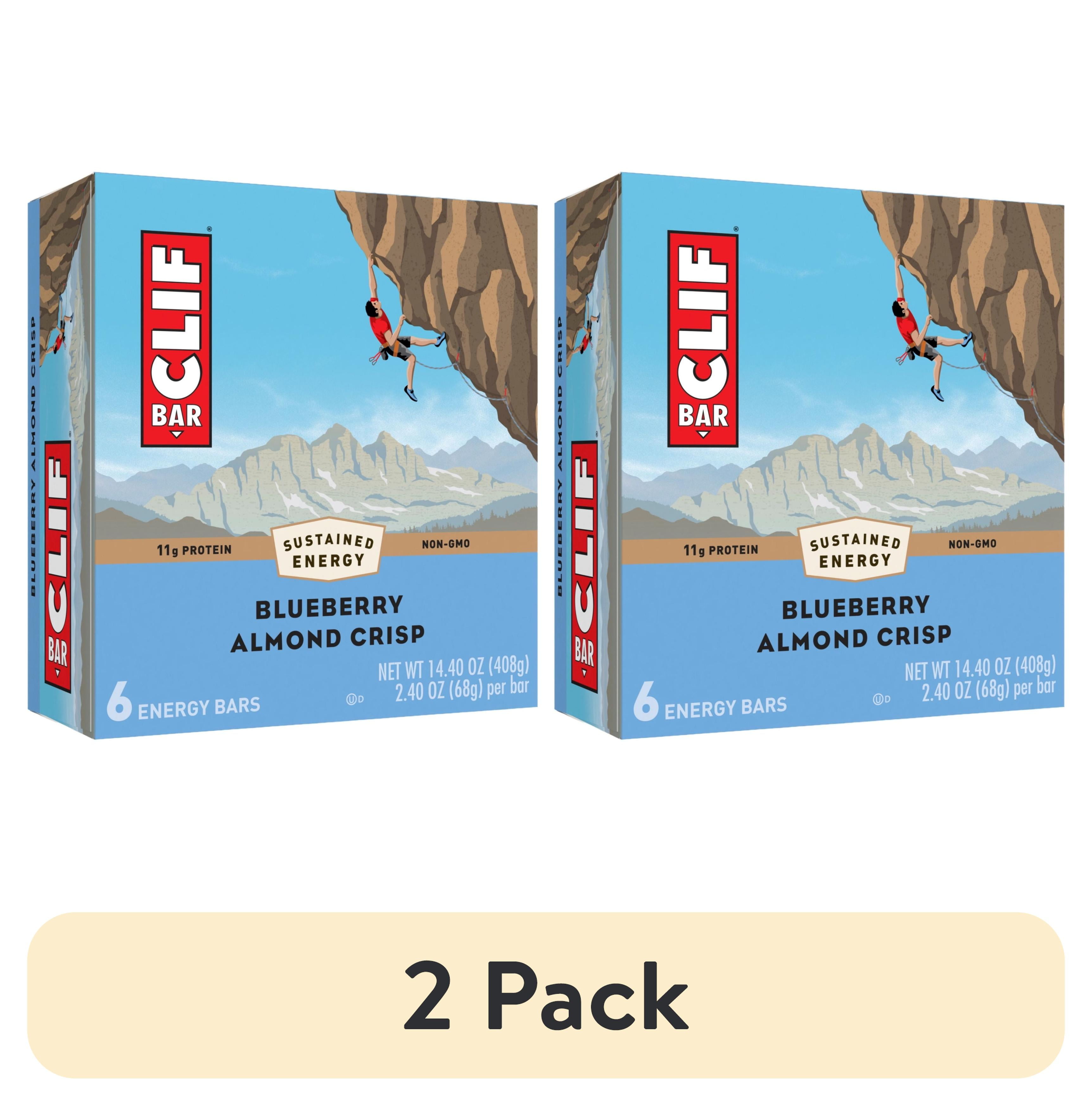 (2 pack) CLIF BAR - Blueberry Almond Crisp - Made with Organic Oats ...