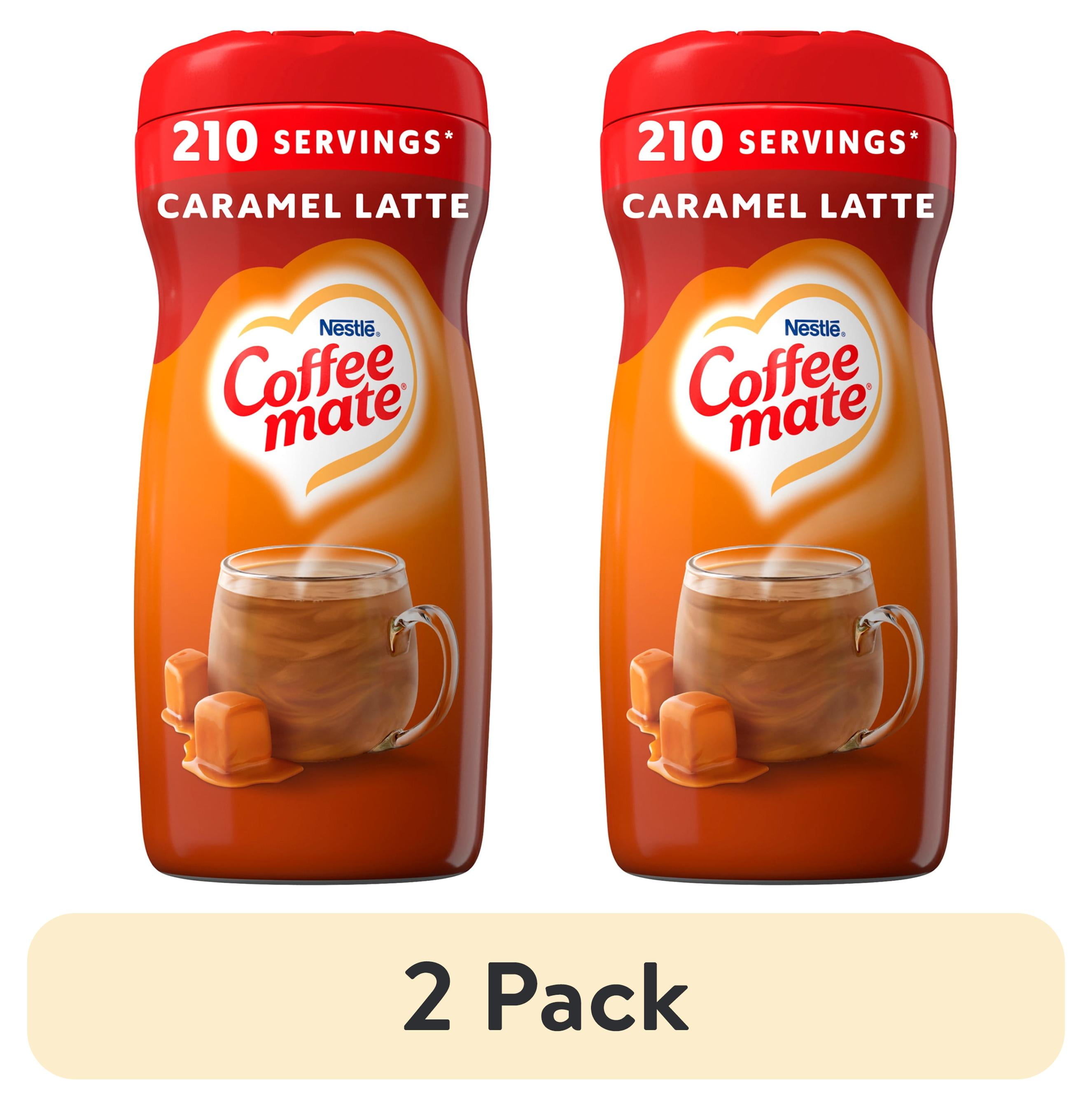 (2 pack) Nestle Coffeemate Caramel Latte Coffee Creamer, 15 oz ...