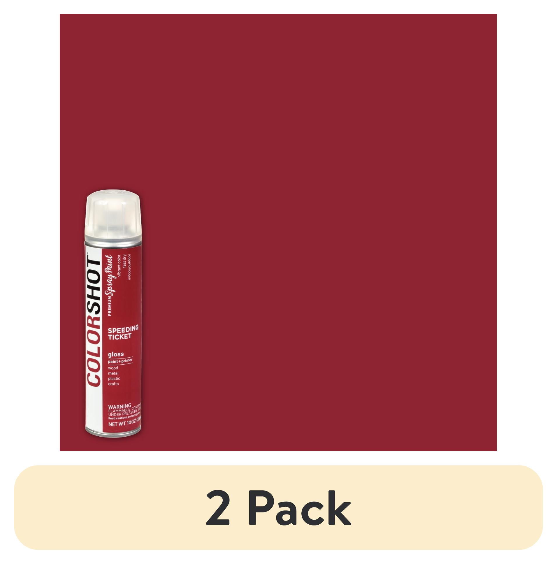 (2 pack) COLORSHOT Premium Multi-Surface Gloss Speeding Ticket Spray ...