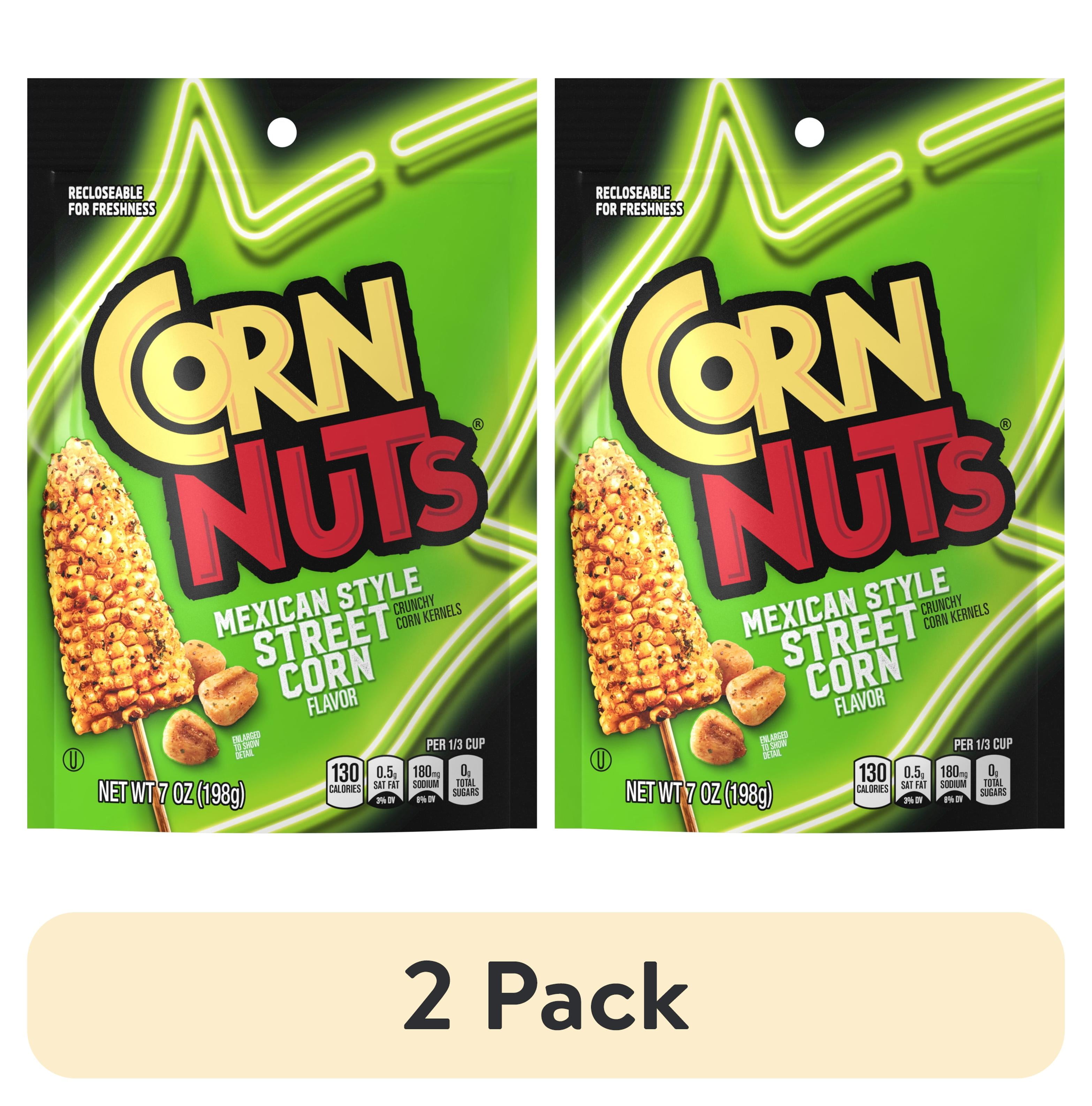 (2 pack) CORN NUTS Mexican Style Street Corn Kernels Flavored Nuts ...