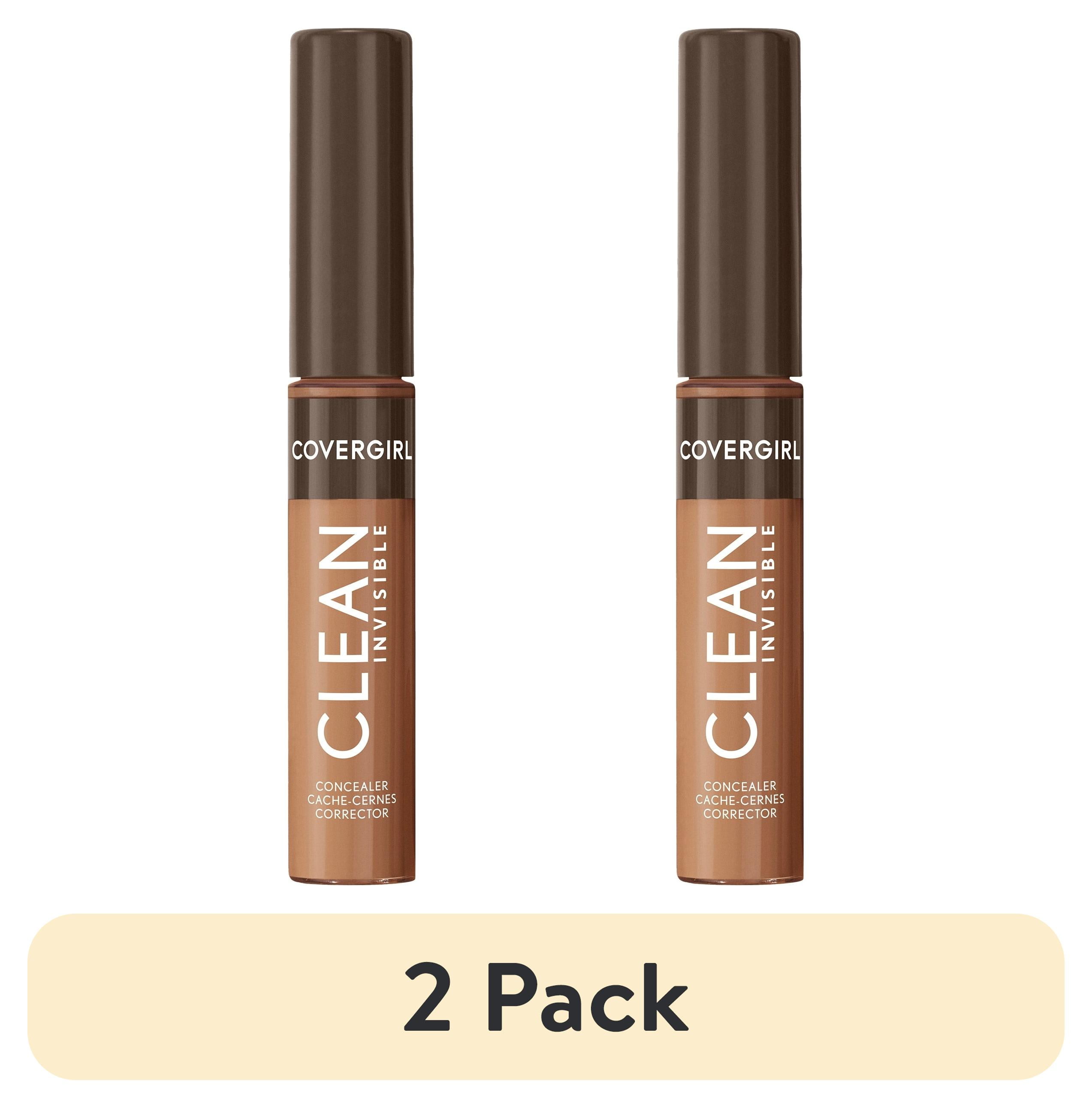 (2 pack) COVERGIRL Clean Invisible Liquid Concealer, 180 Golden Caramel ...