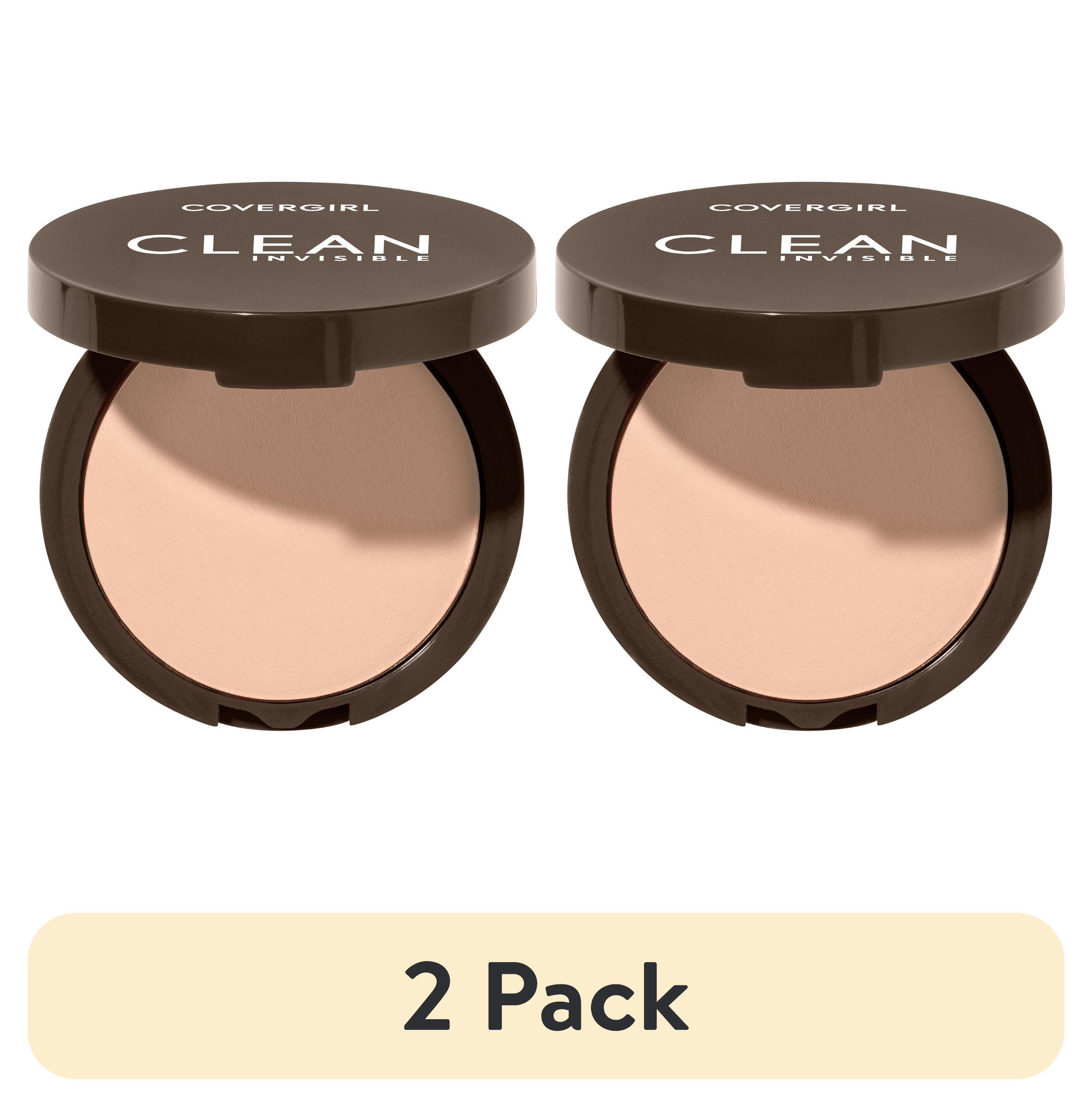 (2 pack) COVERGIRL Clean Invisible Pressed Powder, 120 Creamy Natural ...