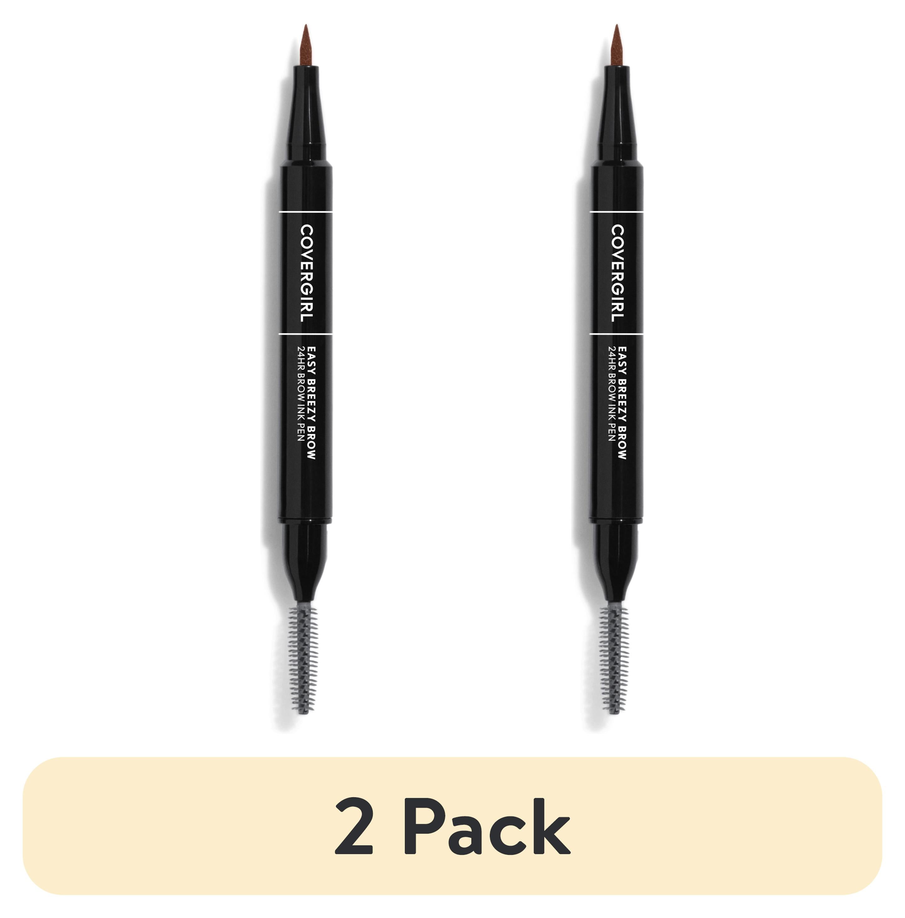 (2 pack) COVERGIRL Easy Breezy Brow All-Day Brow Ink Pen, Soft Brown, 0 ...