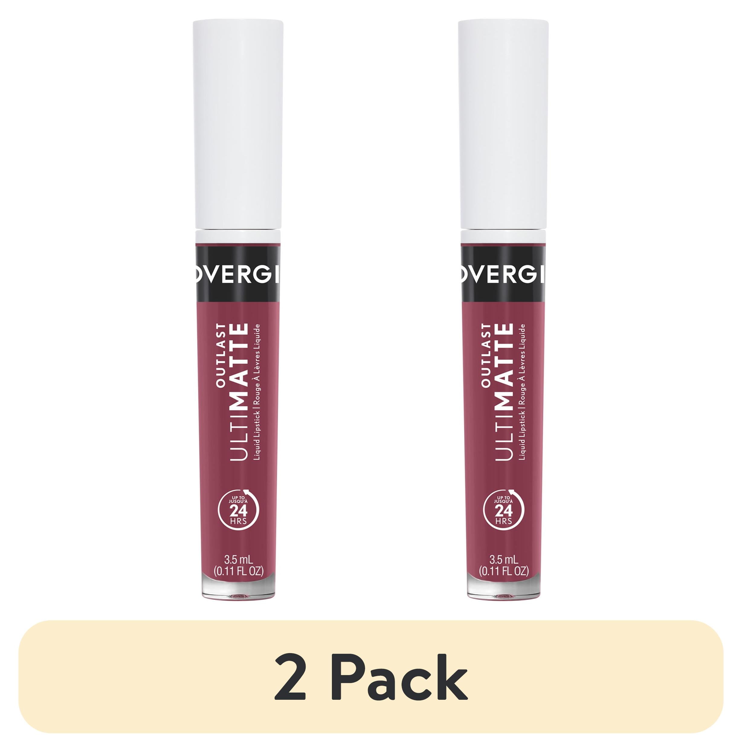 (2 pack) COVERGIRL Outlast UltiMatte One Step Liquid Lip Color, Hey Bud ...