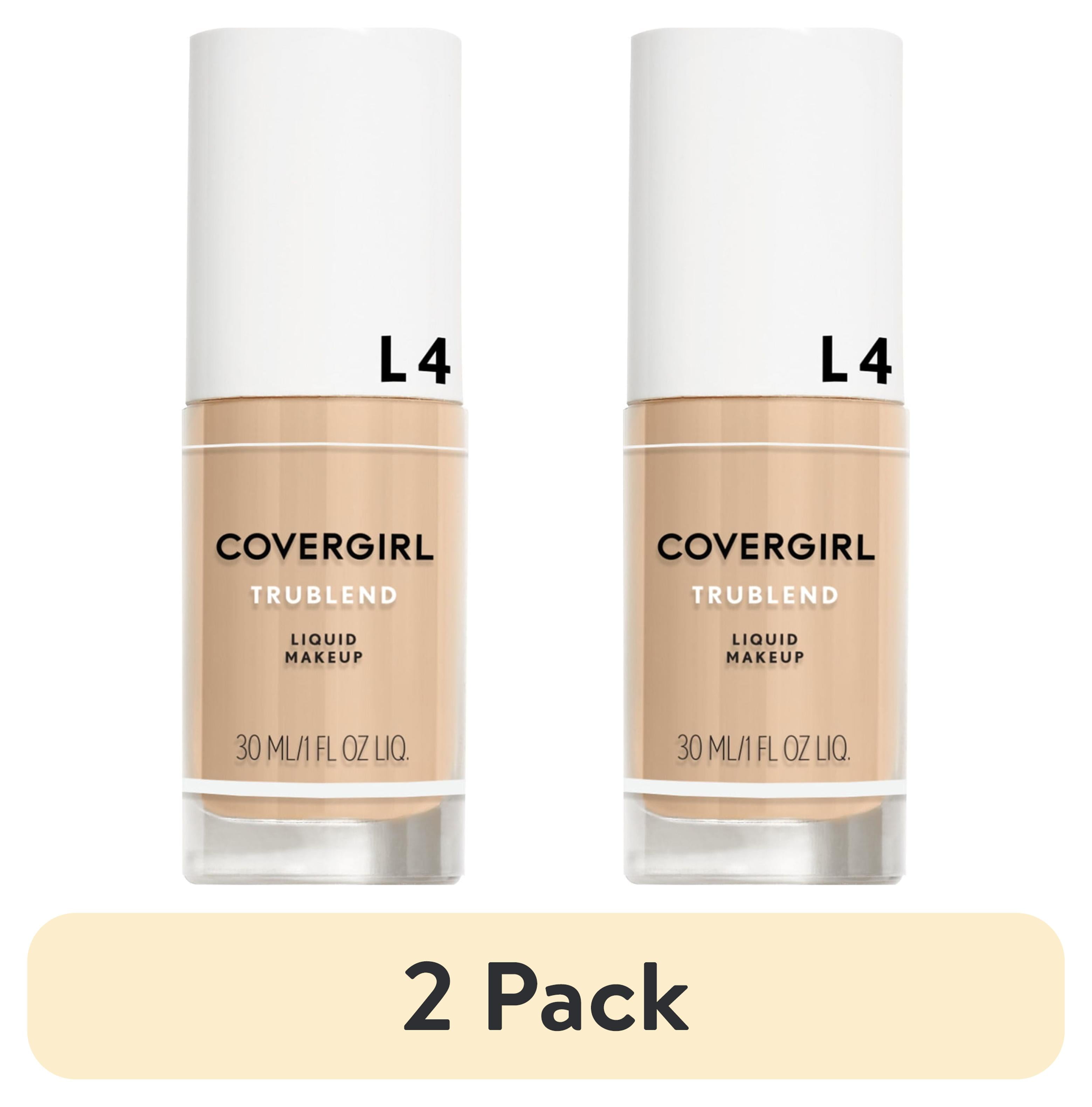 (2 pack) COVERGIRL TruBlend Oil-free Liquid Foundation, L-4 Classic ...