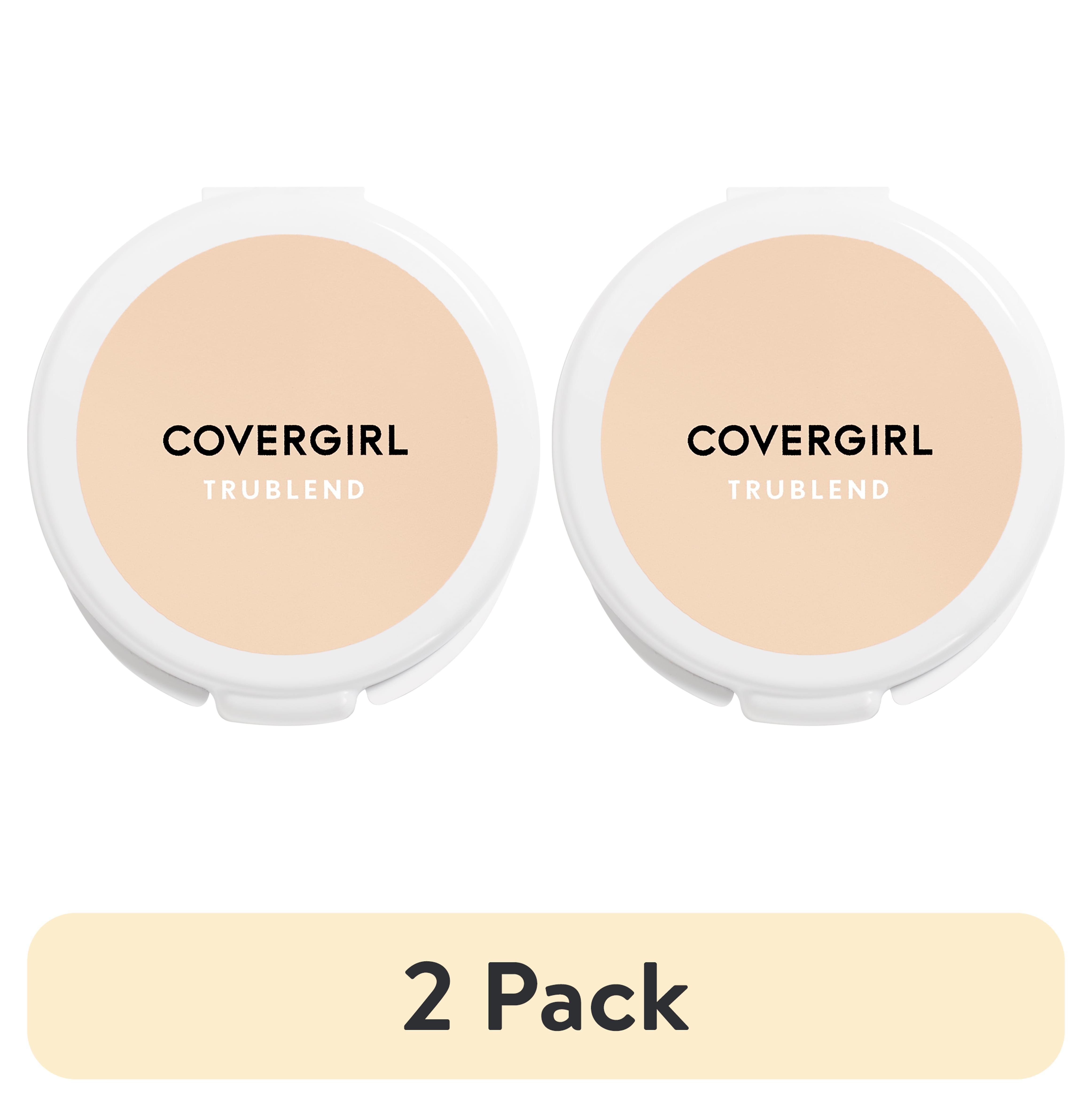 (2 pack) COVERGIRL TruBlend Pressed Blendable Powder, Translucent Fair ...