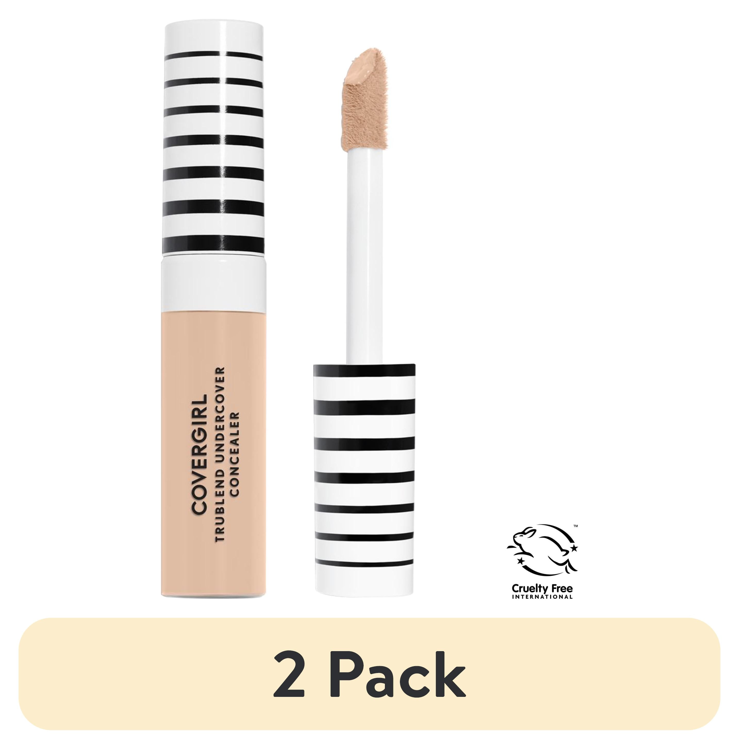 (2 pack) COVERGIRL TruBlend Undercover Concealer, Classic Ivory, 0.33 ...