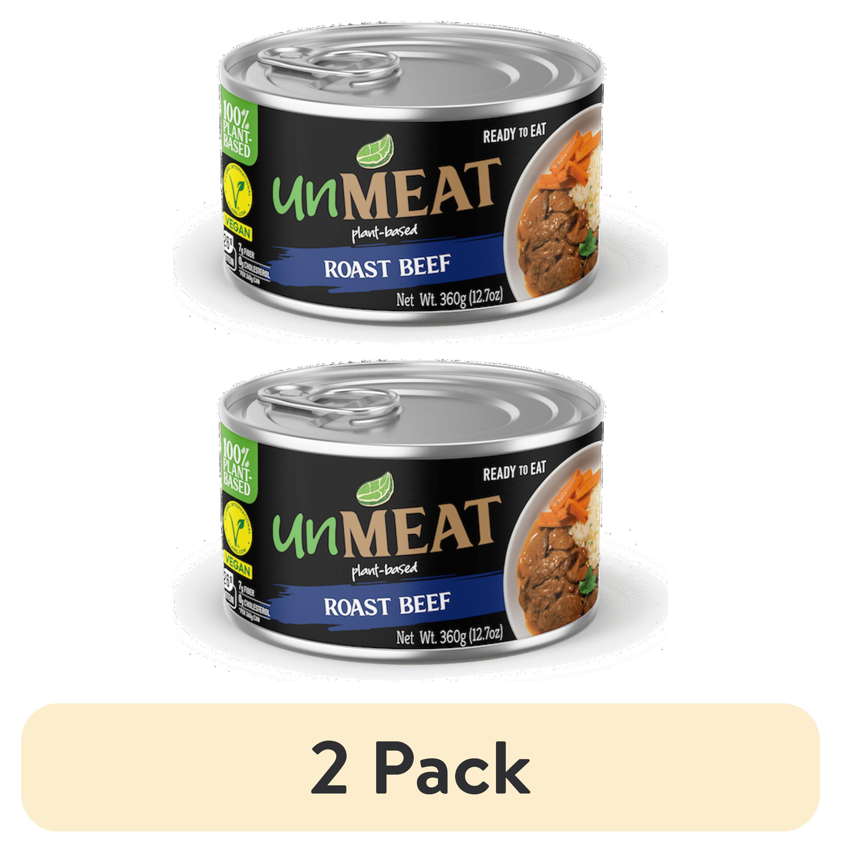 (2 pack) CPG unMEAT Roast Beef Style, 12.7 oz Can - Walmart.com