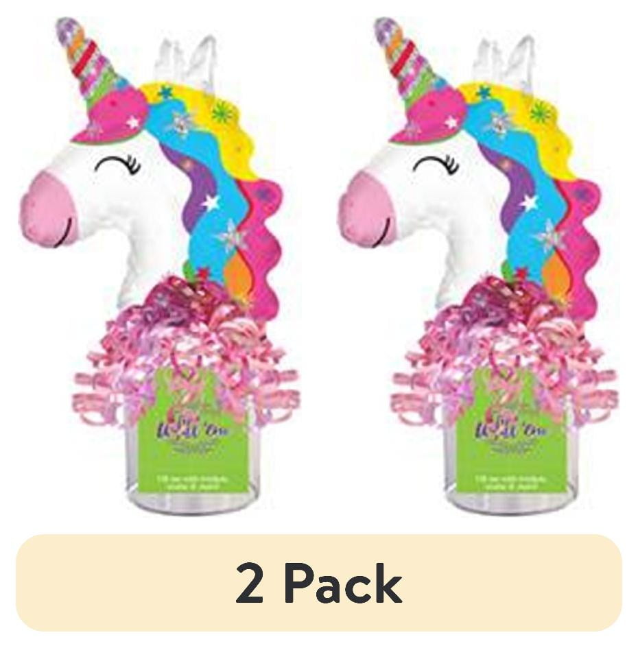 (2 pack) CTI Industries Sparkle Unicorn U Fill Party Container Plastic ...