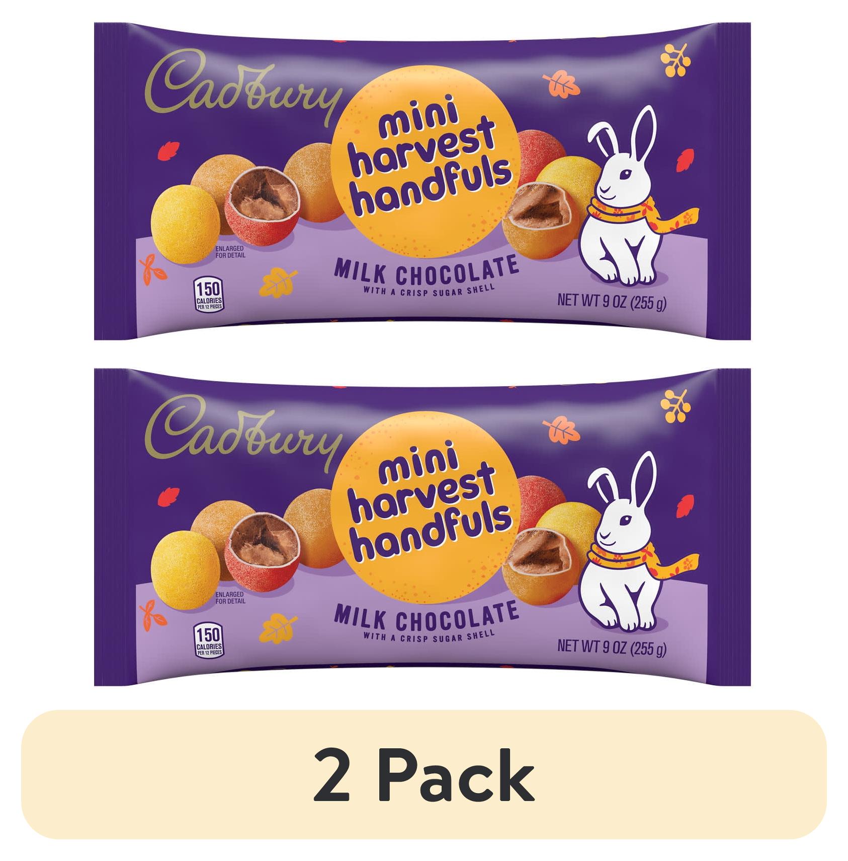 (2 pack) Cadbury Mini Harvest Handfuls Milk Chocolate Halloween Candy ...