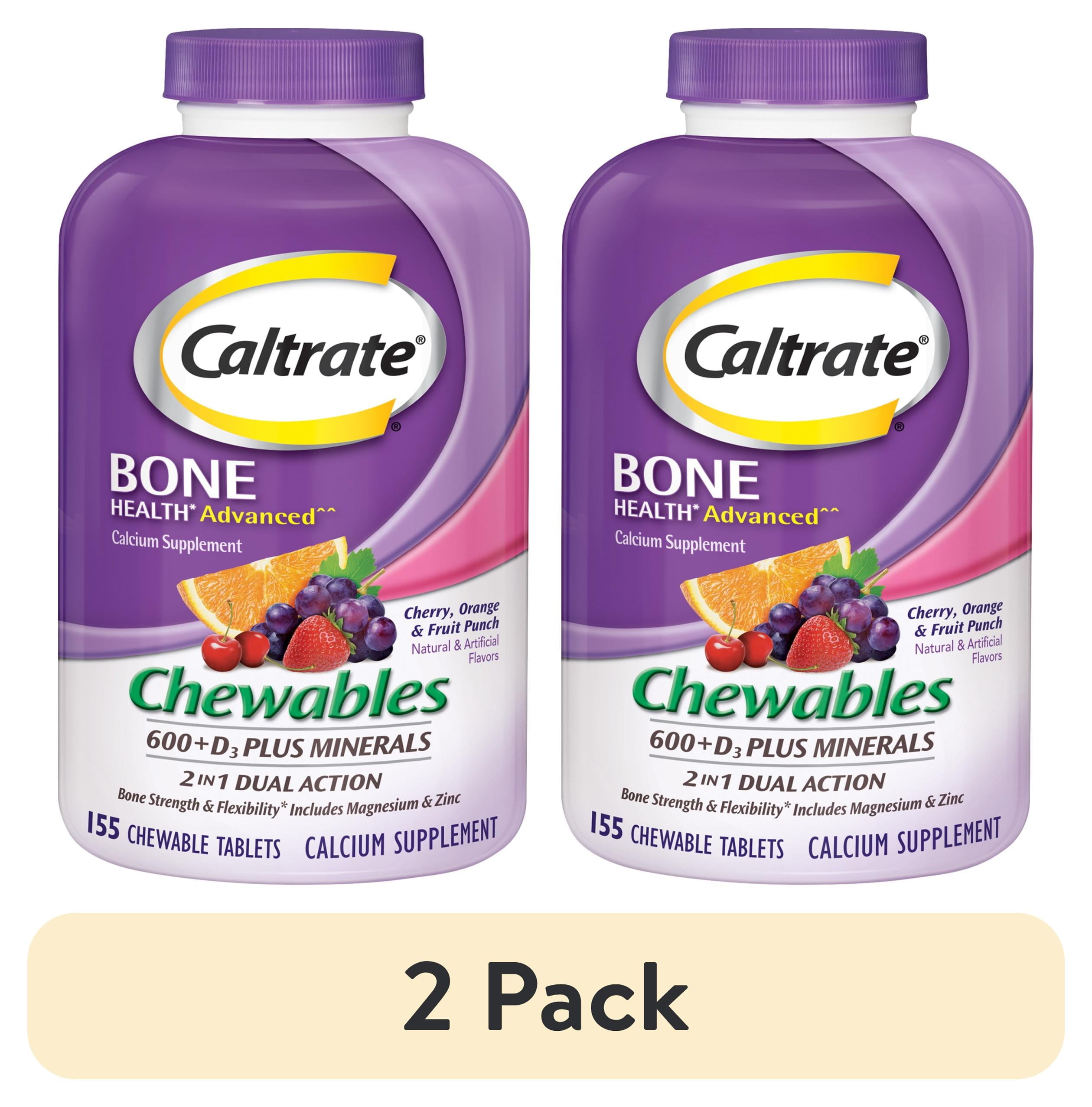 (2 pack) Caltrate Bone Health Advanced 600+D3 plus Minerals Multi ...
