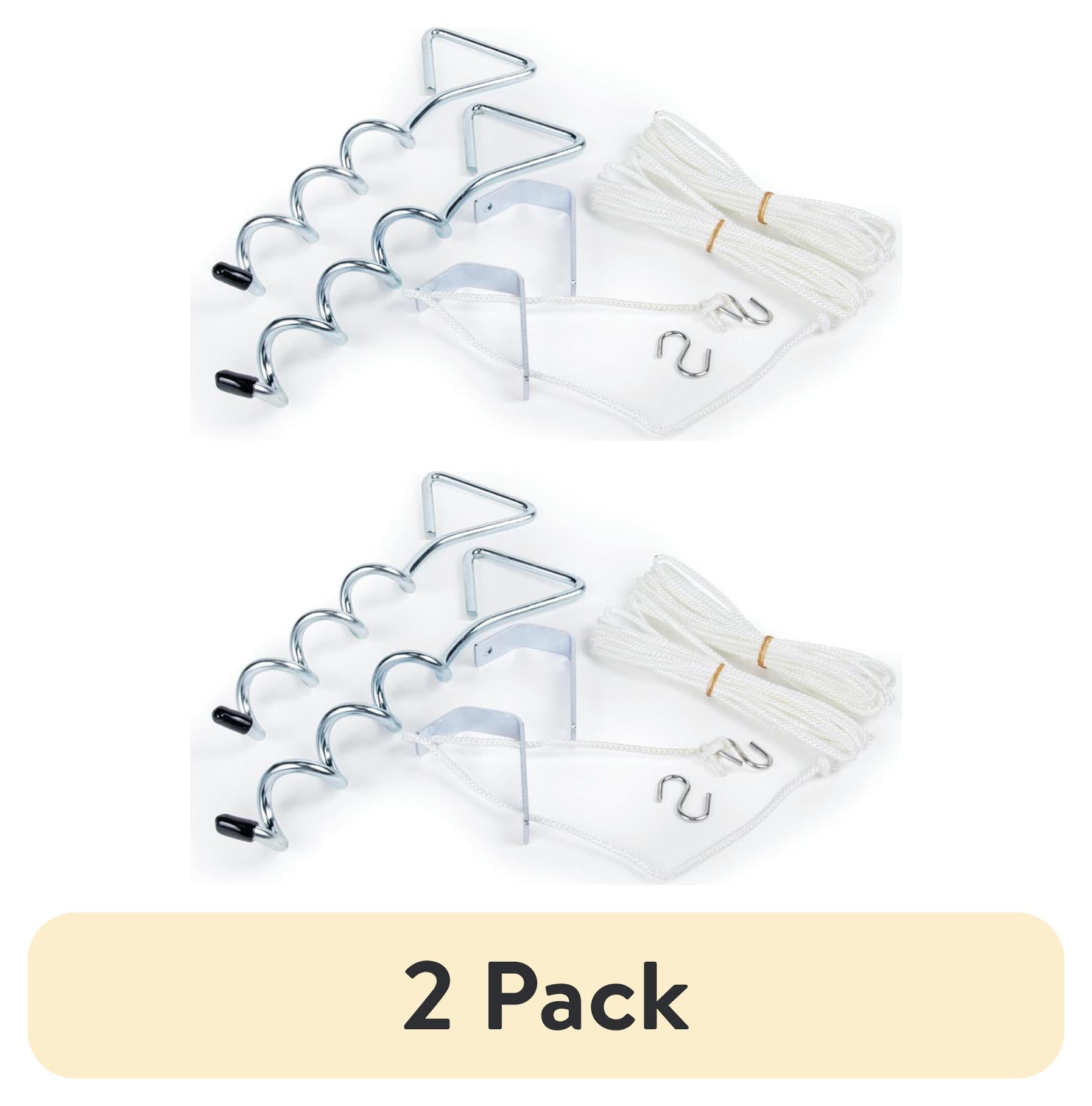 (2 pack) Camco Awning Stabilizer Kit - Spiral Stakes - Multicolor ...