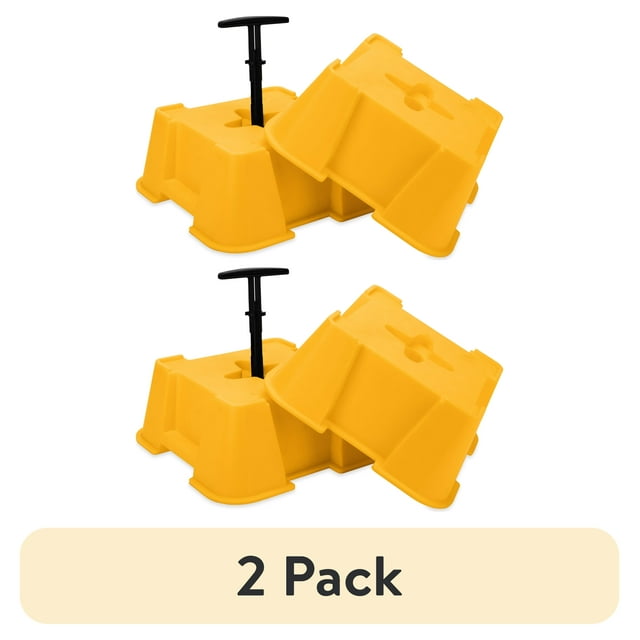 (2 pack) Camco FasTen RV Leveling Big Blocks - Supports up to 8,000 ...