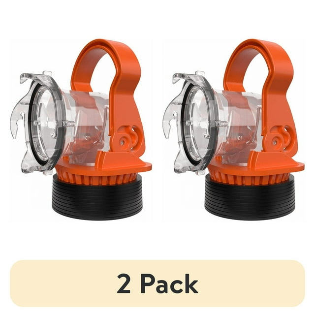 (2 pack) Camco Rhino RV Sewer Hose Elbow with Drain Lock Adapter for ...