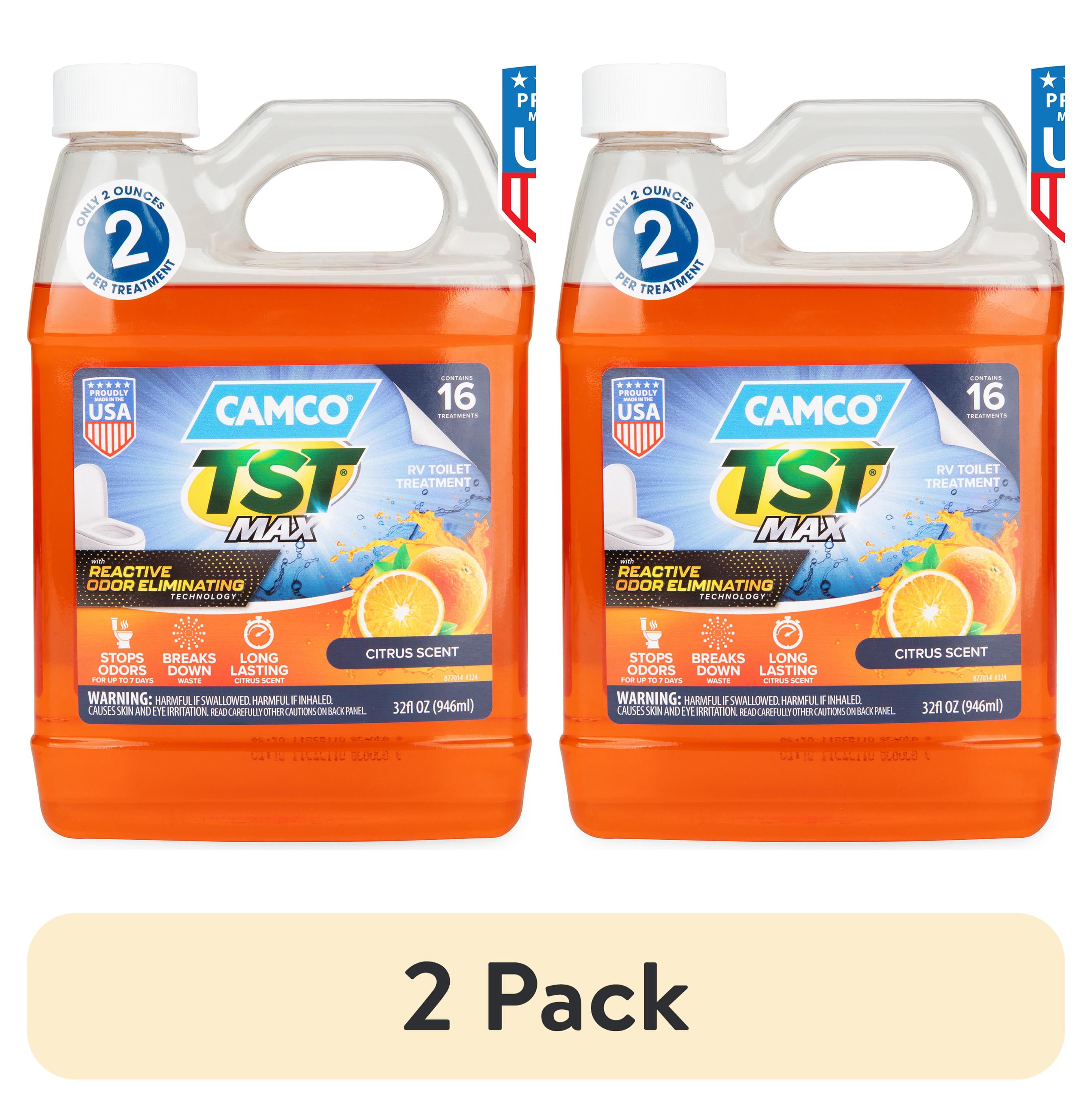 (2 pack) Camco TST MAX RV Toilet Treatment, Ultra-Concentrated Formula ...