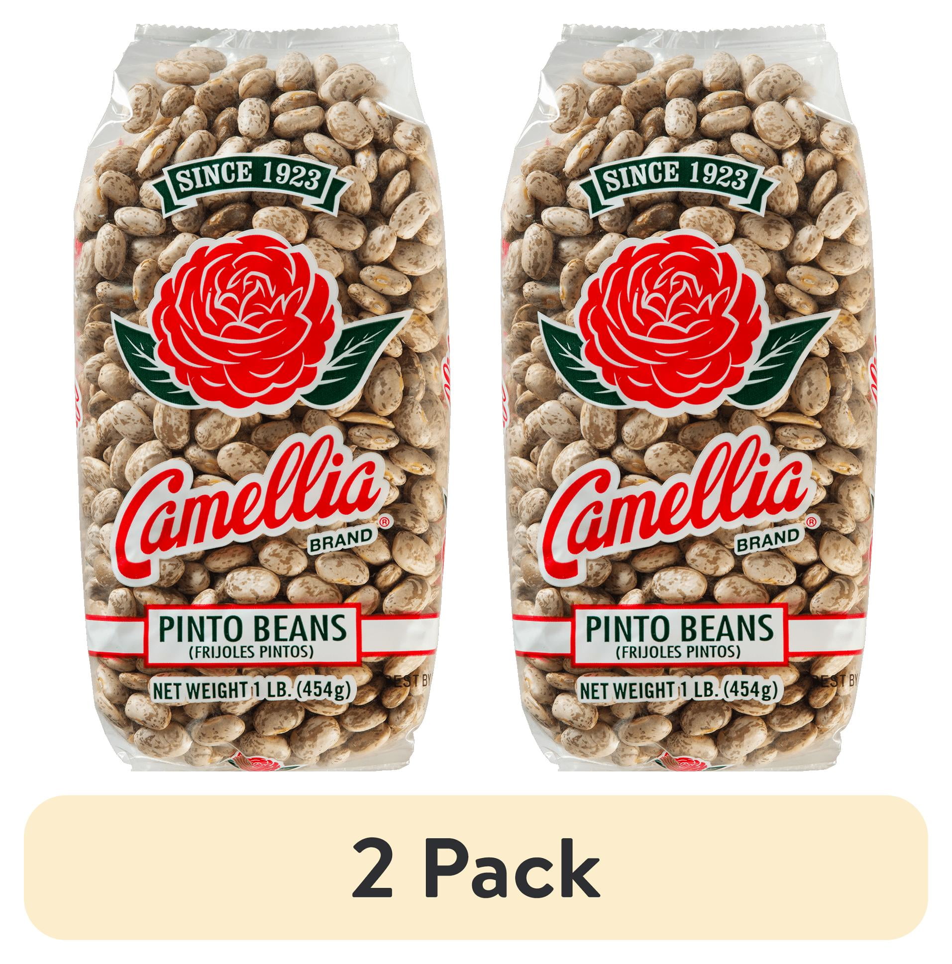 (2 pack) Camellia Pinto Beans, 1 lb - Walmart.com