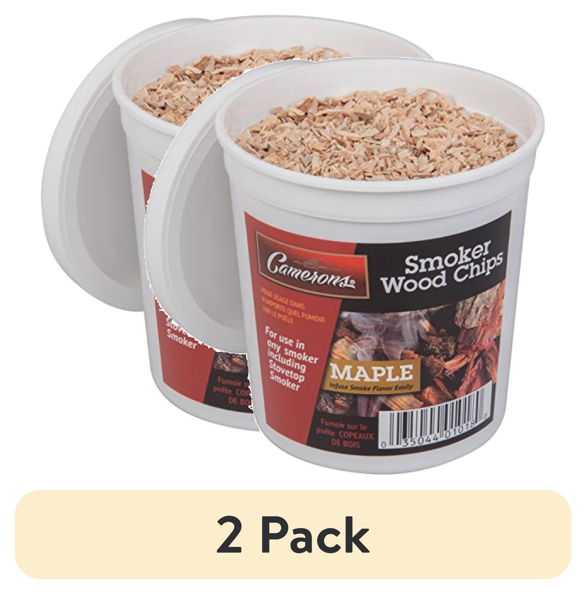 (2 pack) Camerons Smoking Chips Maple, 1 Pint (30 Pack) - Walmart.com