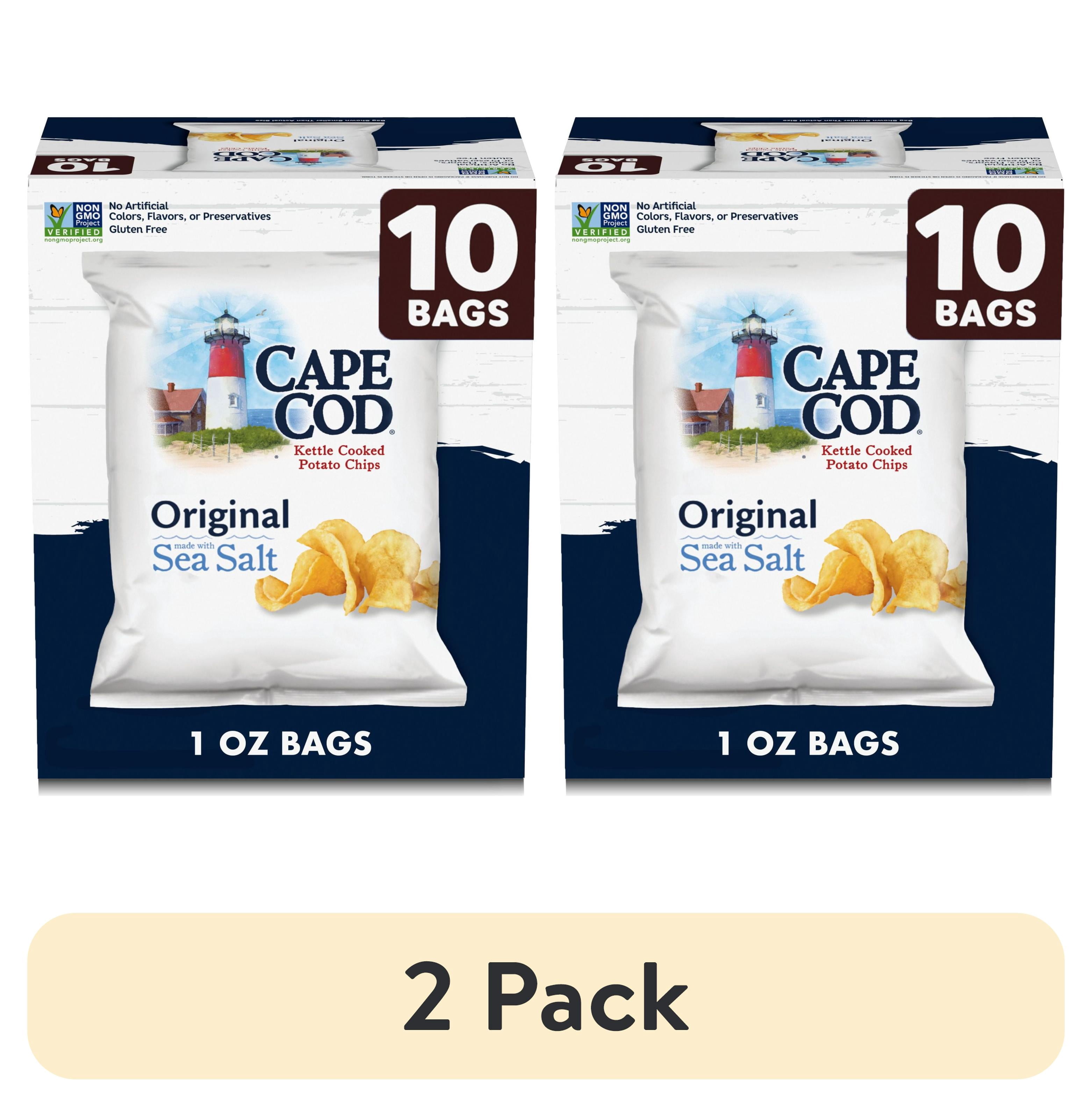 (2 pack) Cape Cod Original Chips, 10 Count 1 oz - Walmart.com