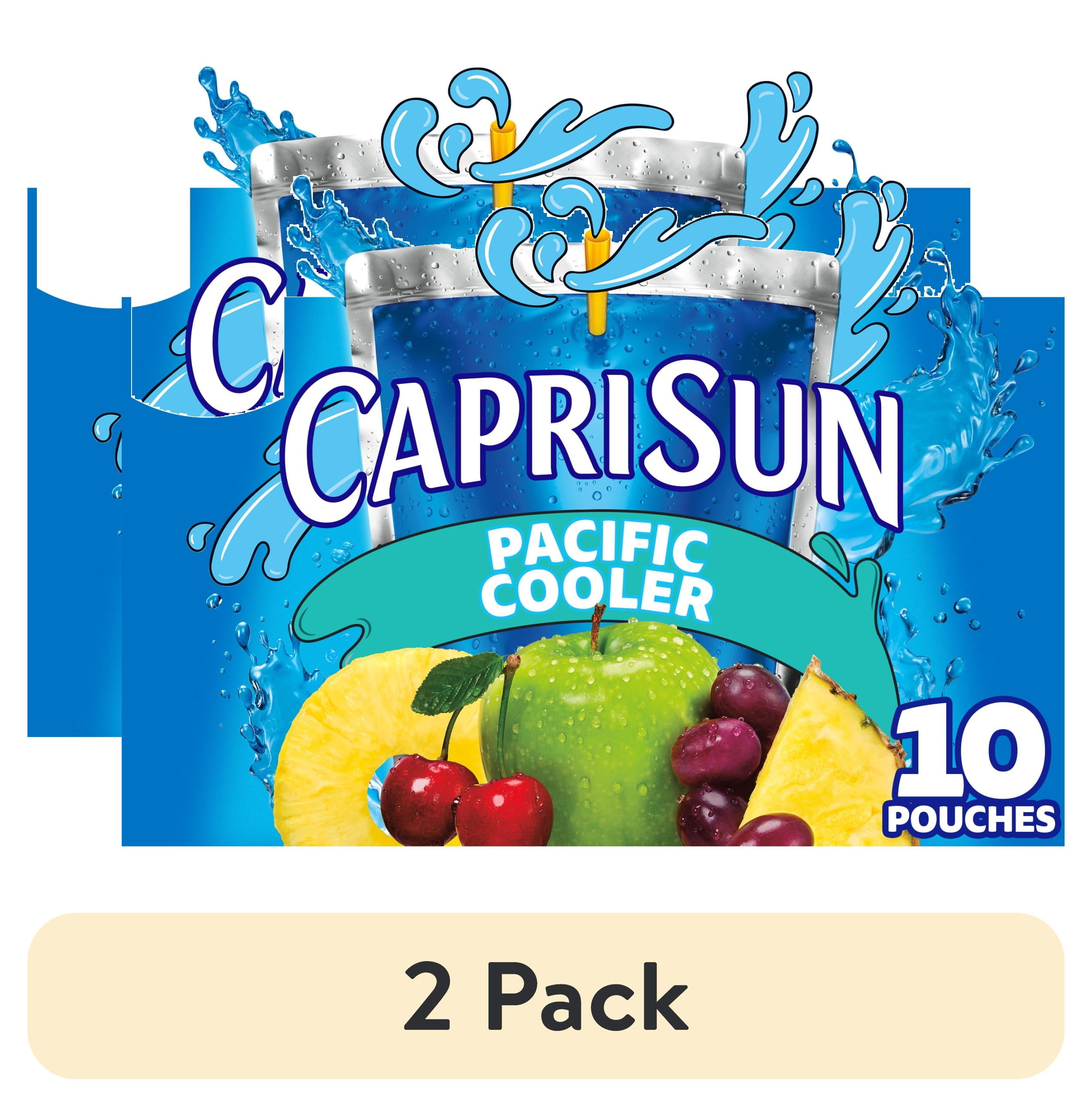 (2 pack) Capri Sun Pacific Cooler Mixed Fruit Juice Box Pouches, 10 Ct ...
