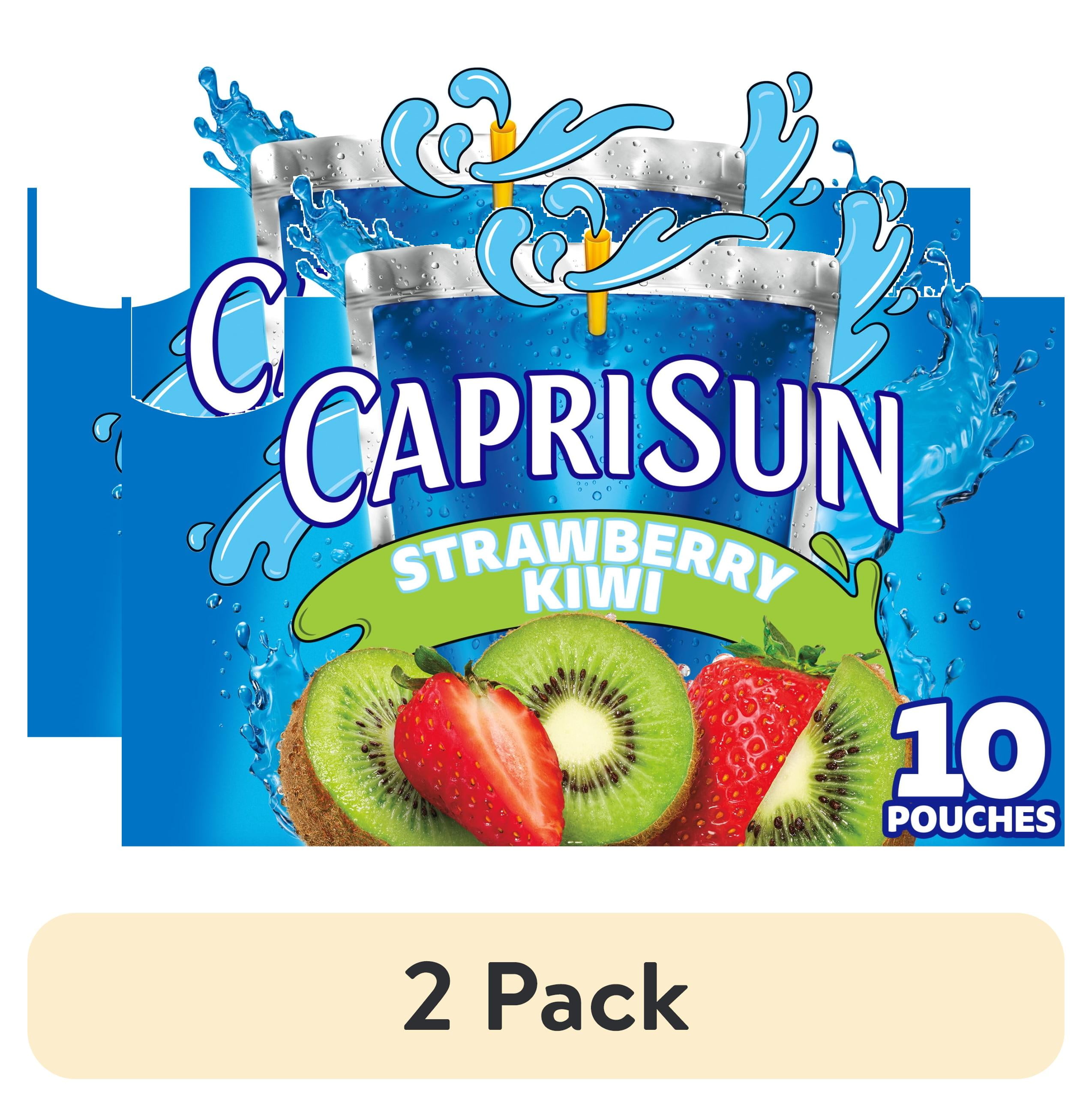 (2 pack) Capri Sun Strawberry Kiwi Flavored with other natural flavor ...