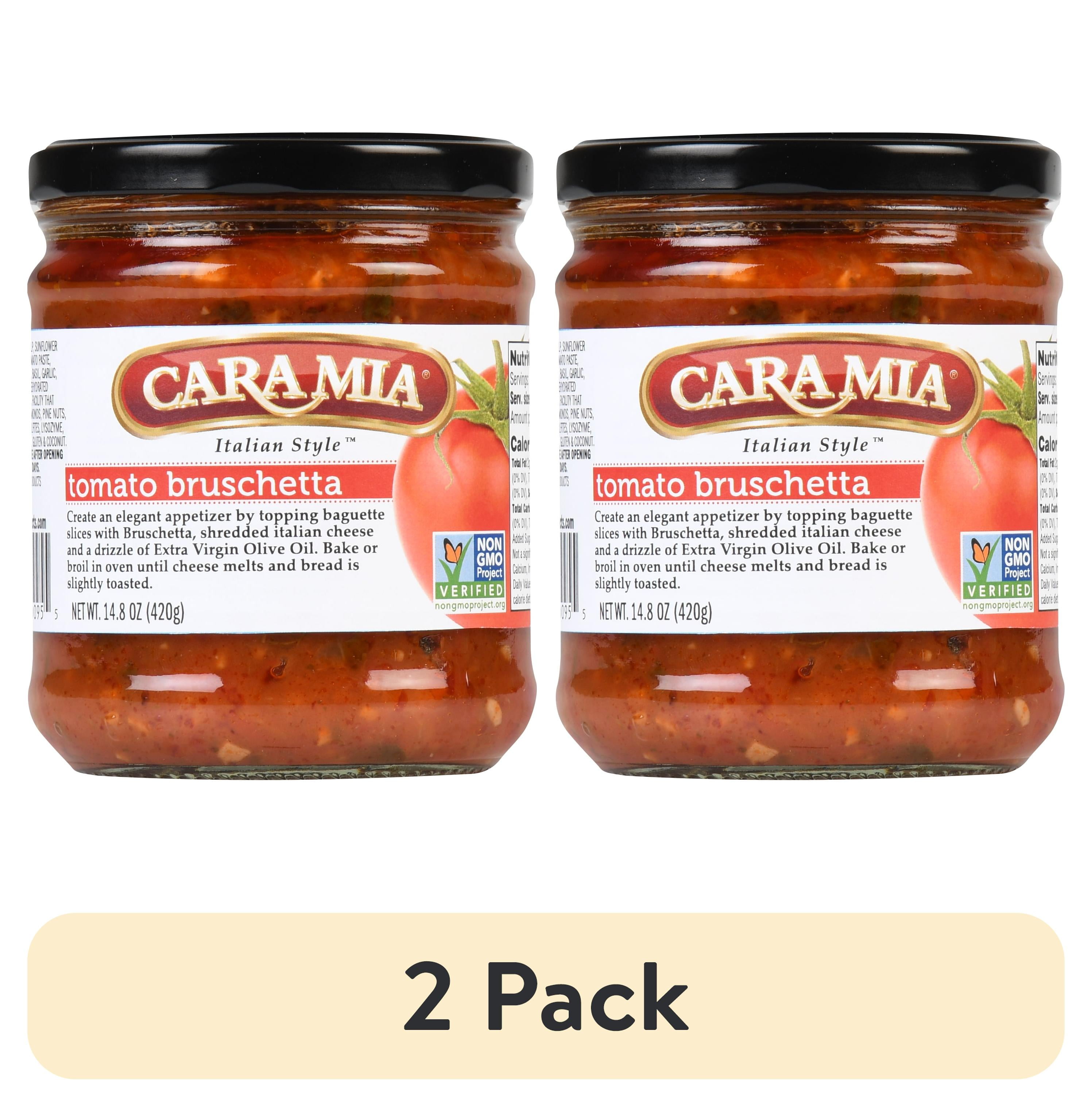 (2 pack) Cara Mia Tomato Bruschetta, 14.8 oz. Jar - Walmart.com