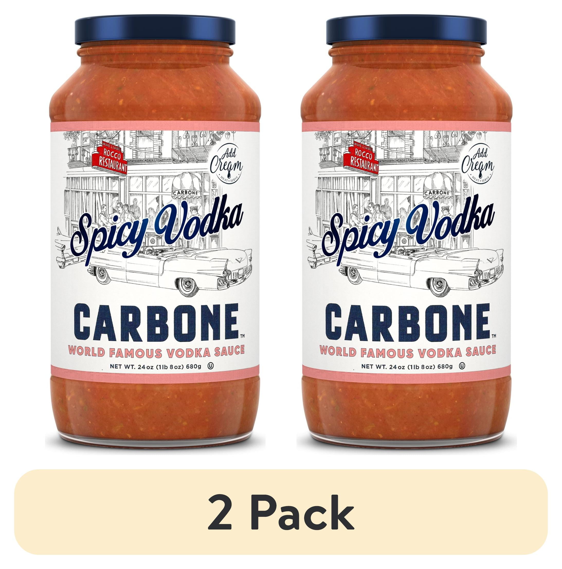 (2 pack) Carbone Fine Foods Spicy Vodka Pasta Sauce, 24 oz - Walmart.com