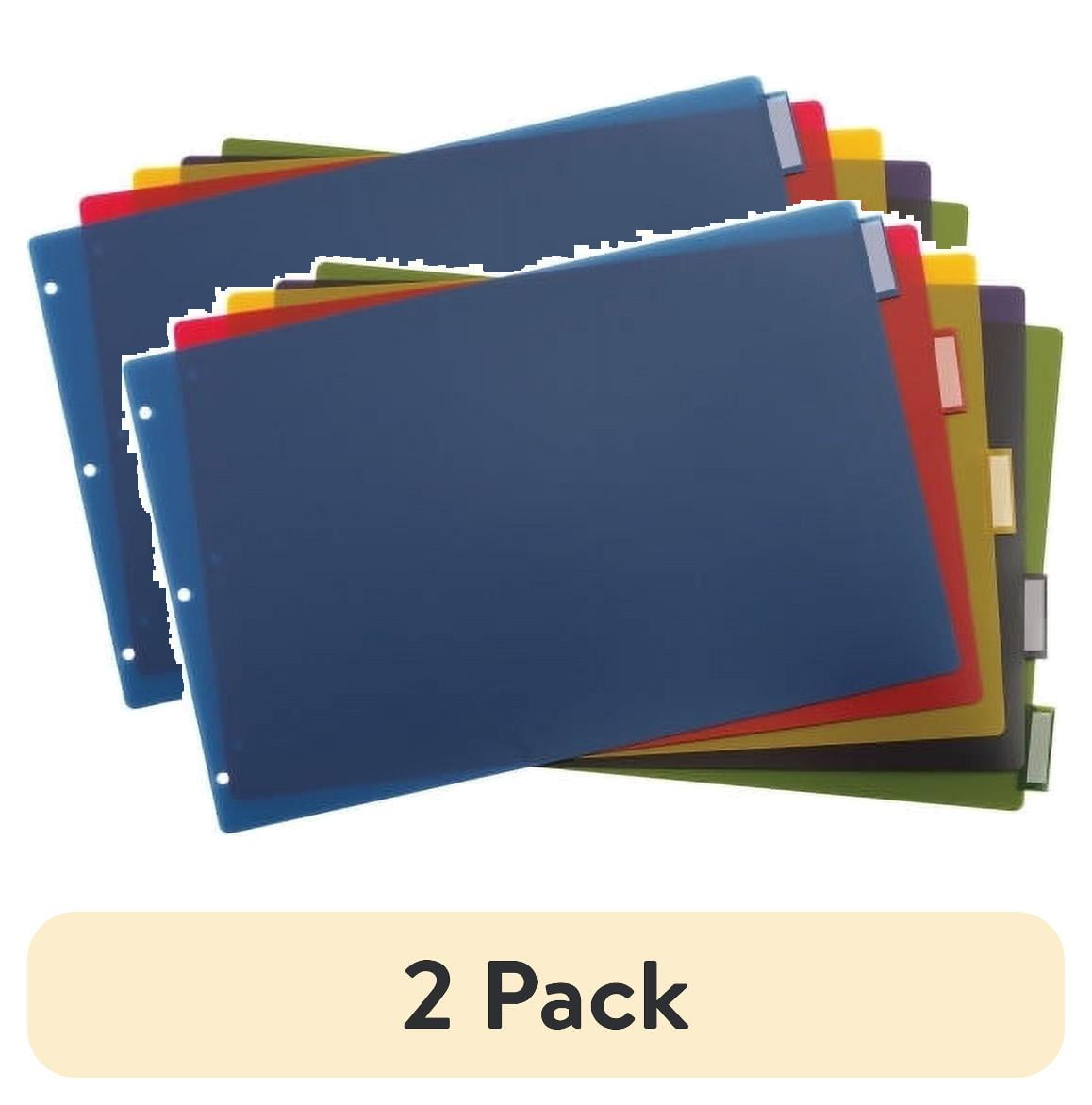 (2 pack) Cardinal 11x17 Poly Insertable Dividers 8 Tab(s) - 8 Tab(s ...